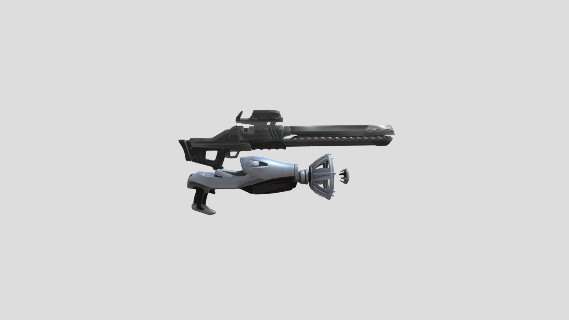 ALIEN WEAPONS - Download Free 3D model by Remi With a m16 ...