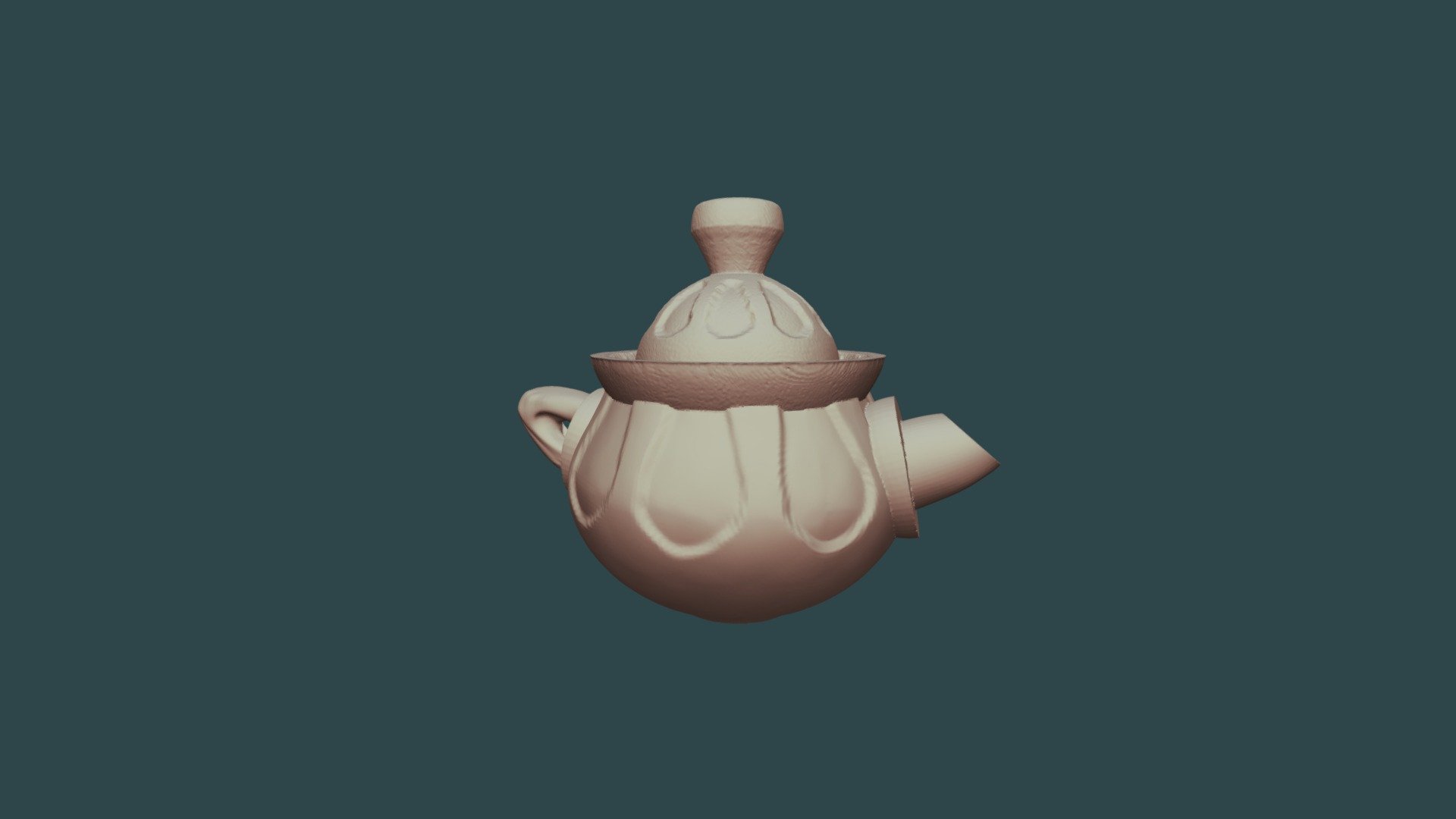 Teapot 3D draft - 3D model by ly4_digiart [0534f4d] - Sketchfab