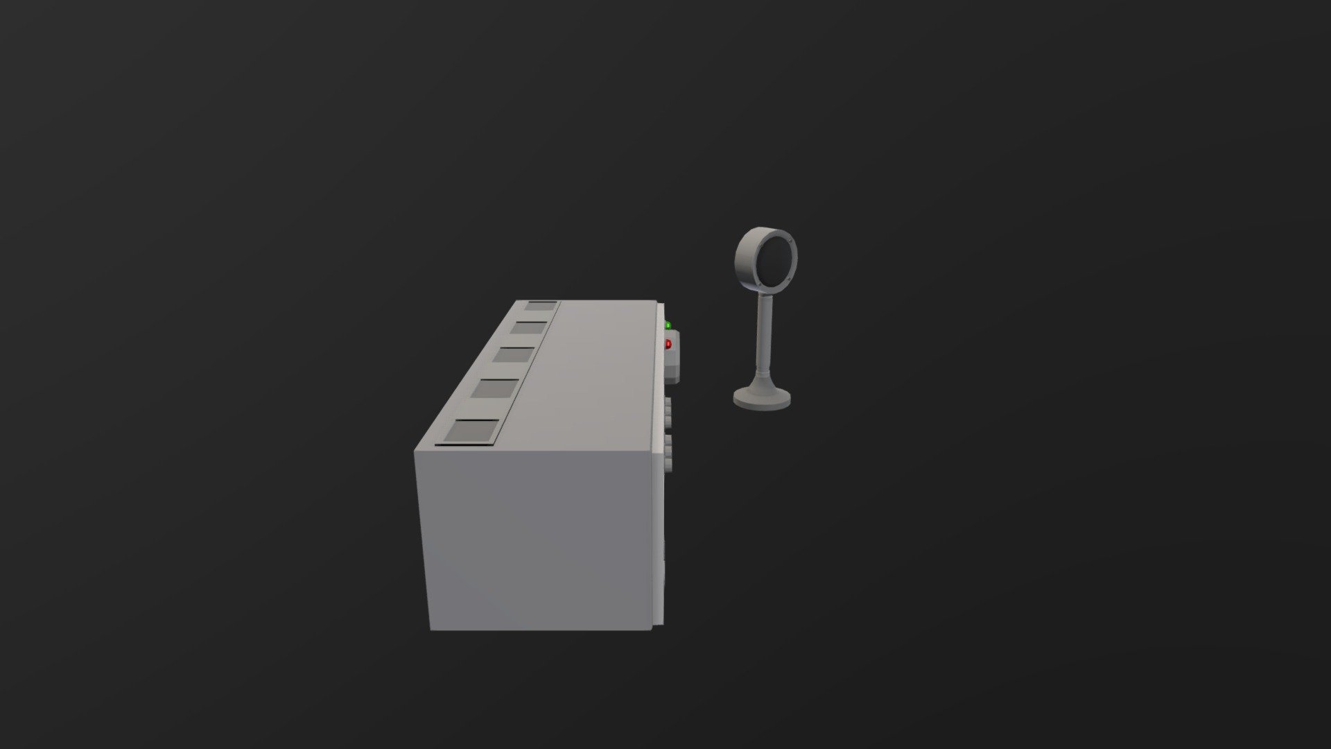 Radio with Microphone - Download Free 3D model by Dybo [05363e8 ...