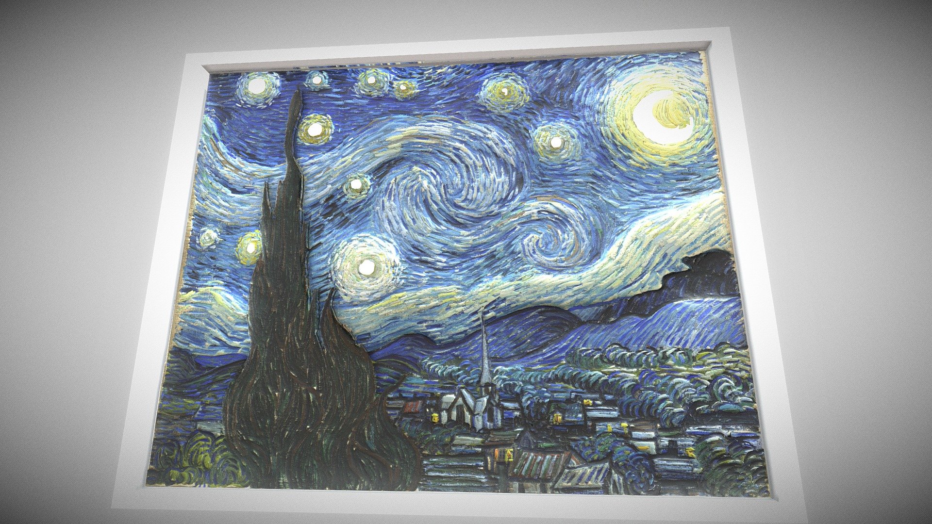 Starry Night - 3D model by pattjrpat [0539bcd] - Sketchfab