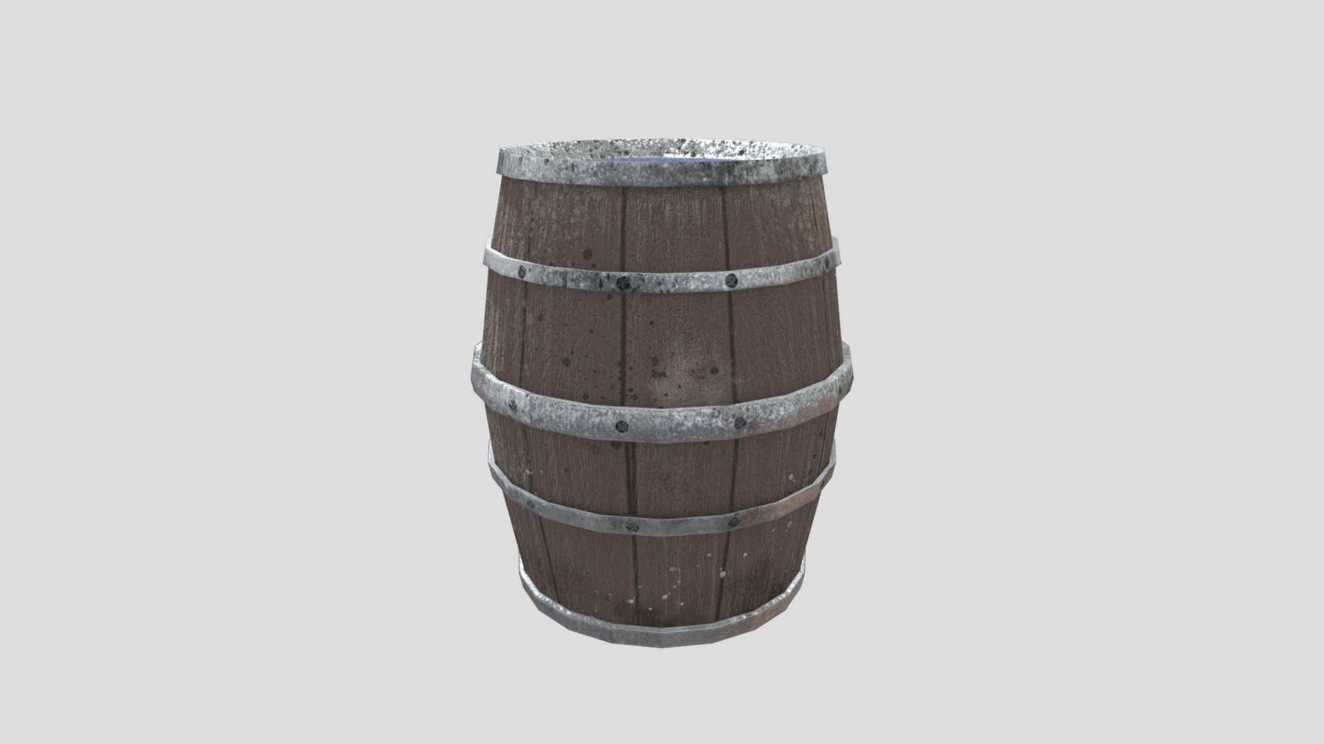 Barrel - Download Free 3D model by Alexander Le (@alexanderminhle ...