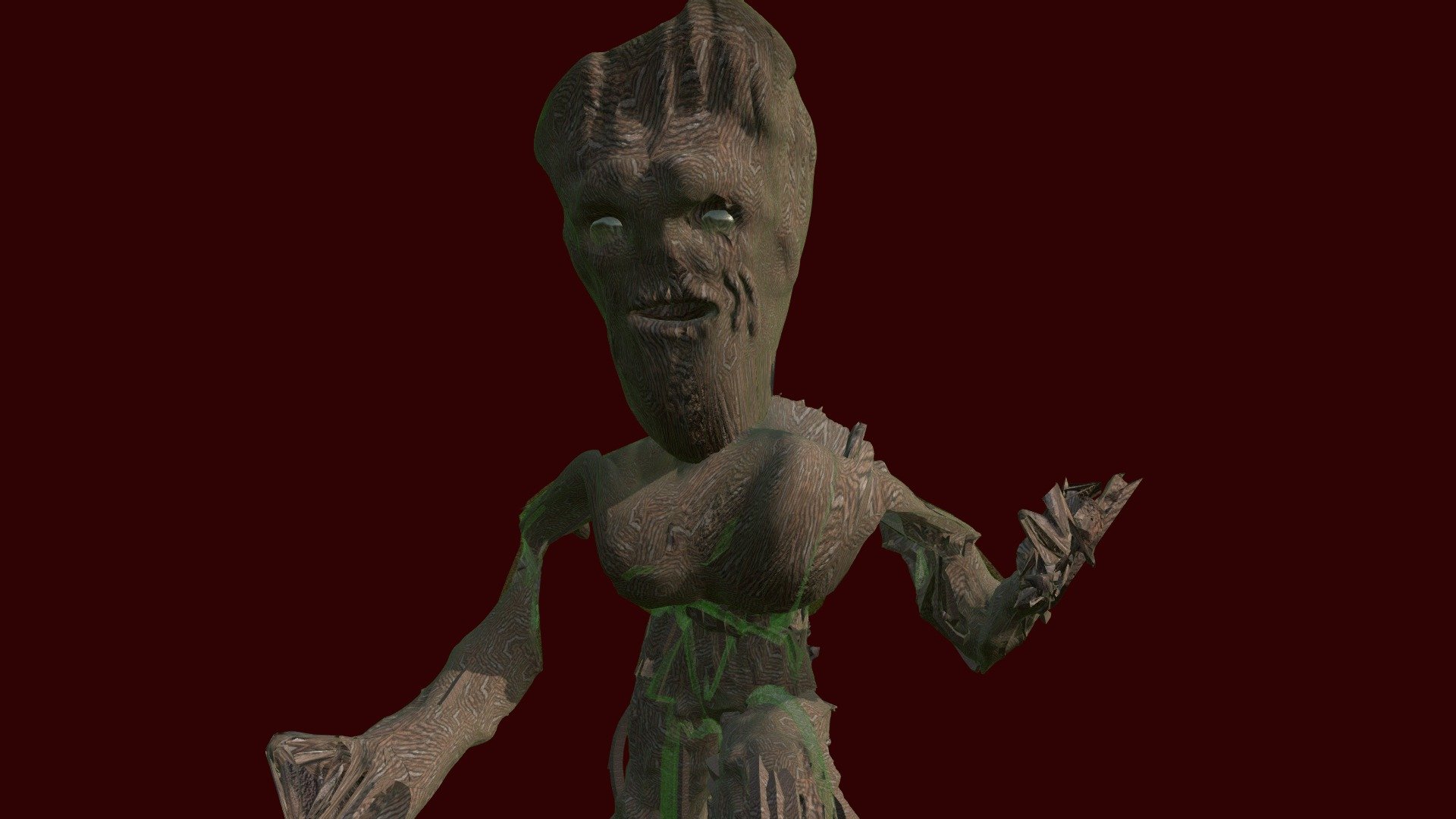 Groot Creep action - Download Free 3D model by kabage [053ae36] - Sketchfab