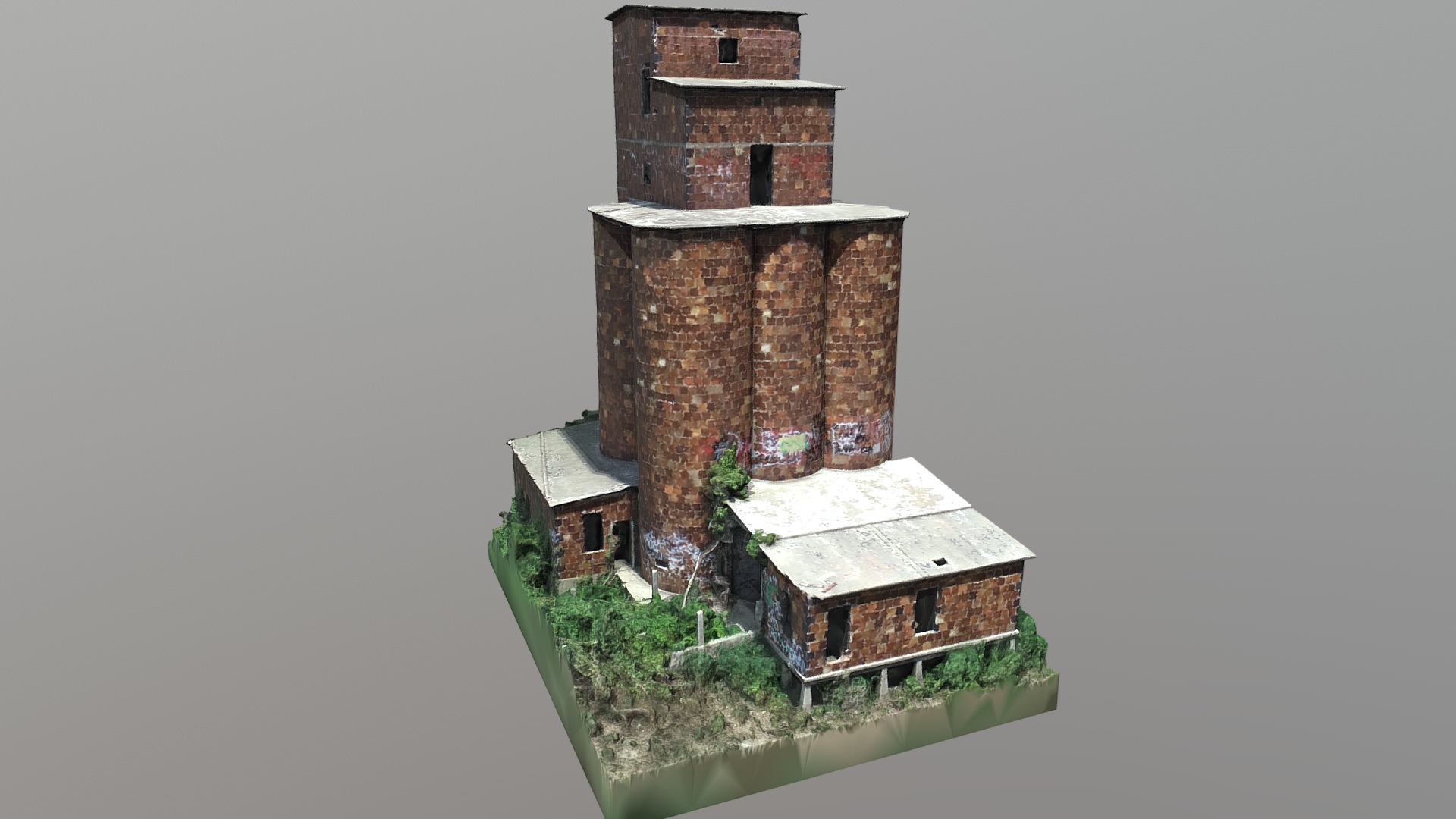 Old Silo - 3D model by ecpaerialsolutions [053b08b] - Sketchfab