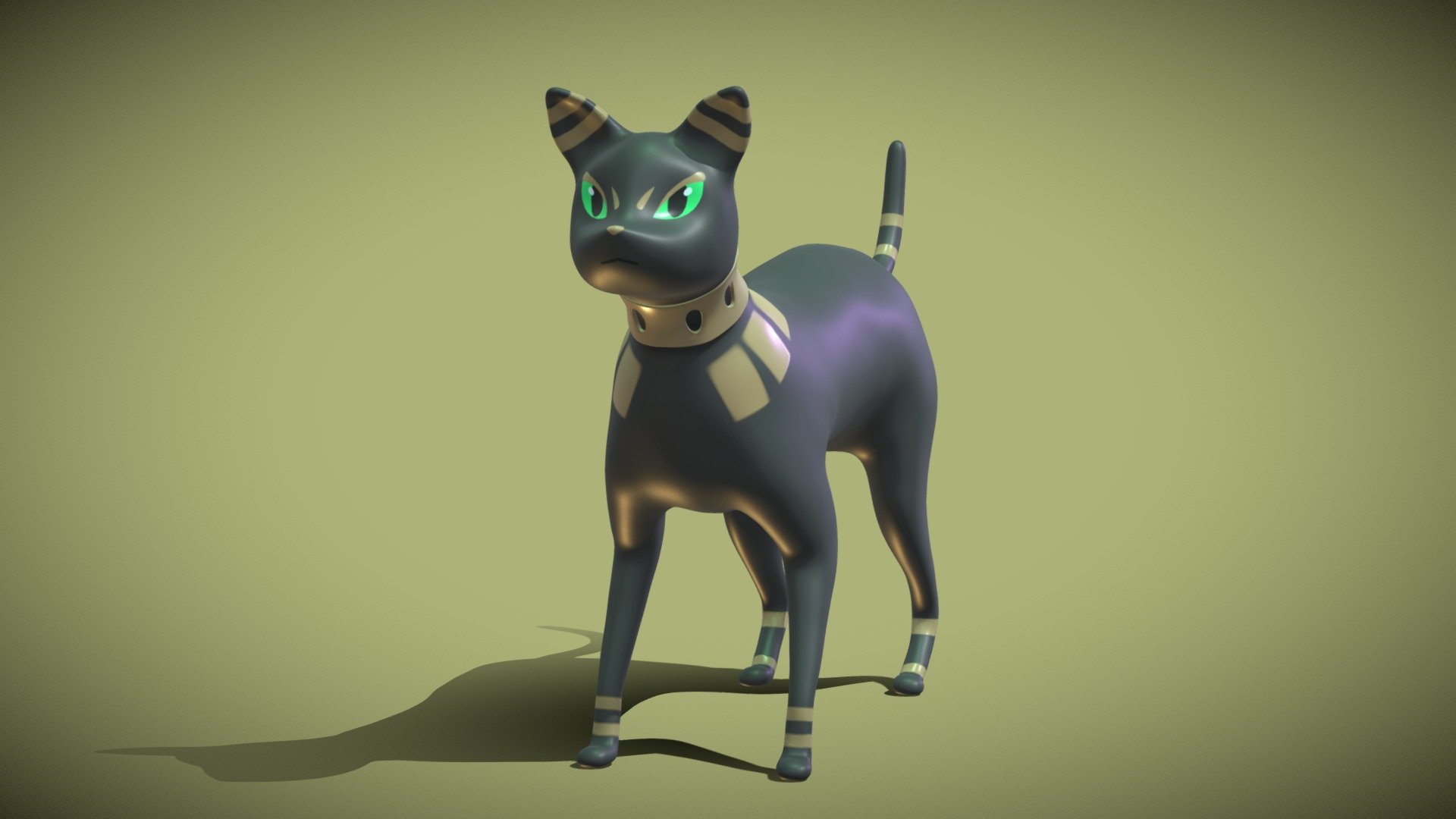 Mau Palworld Free 3D Model (no tail bell) - Download Free 3D model by ...