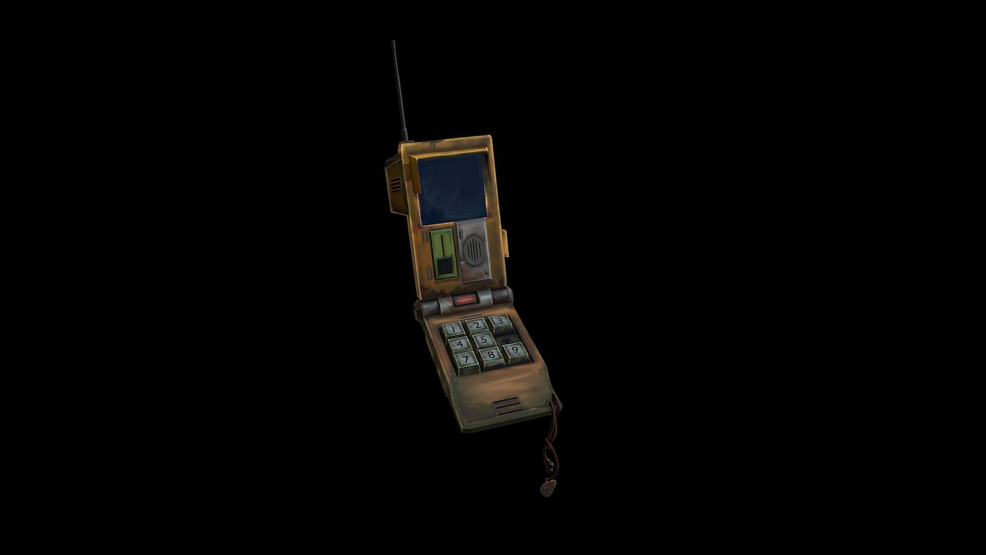 Apocalyptic Phone - 3D model by DarlineHe (@DarlineH) [053f0d0] - Sketchfab
