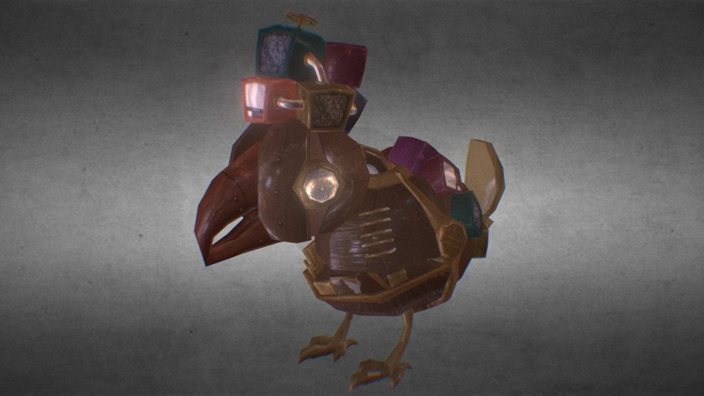 Steampunk Bird - 3D model by YuNingChao [053f55d] - Sketchfab