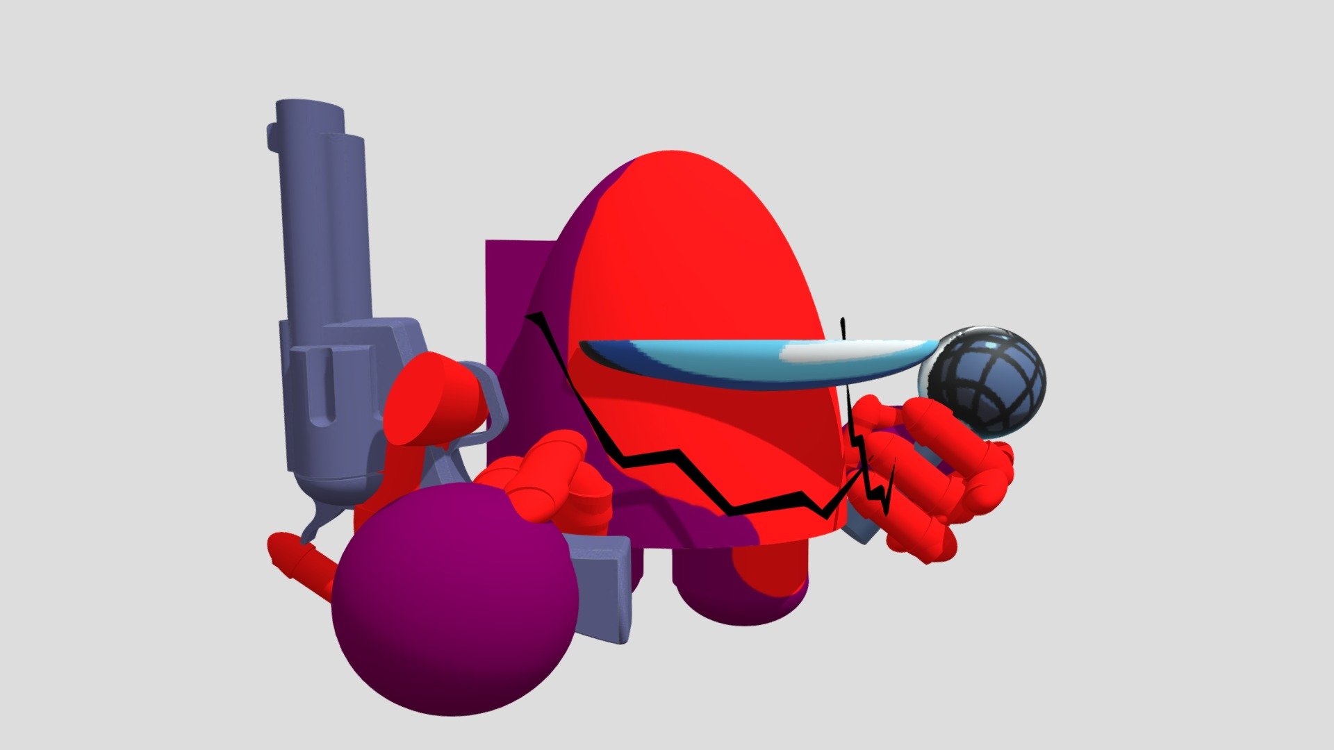 FNF Red V4 - Download Free 3D model by Luther (@..nosarahnorb) [0540b97 ...