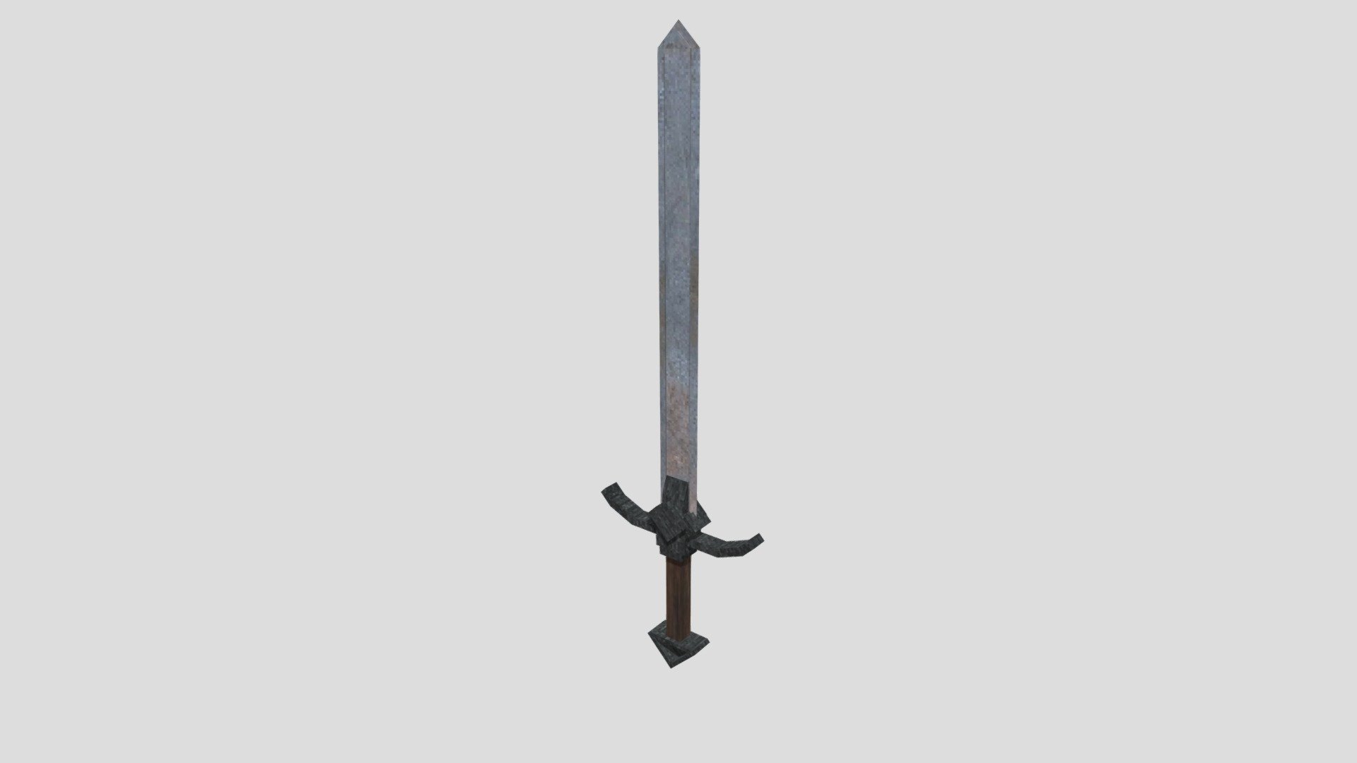 Low Poly Medieval Longsword - Download Free 3D model by HashtagLoulou ...