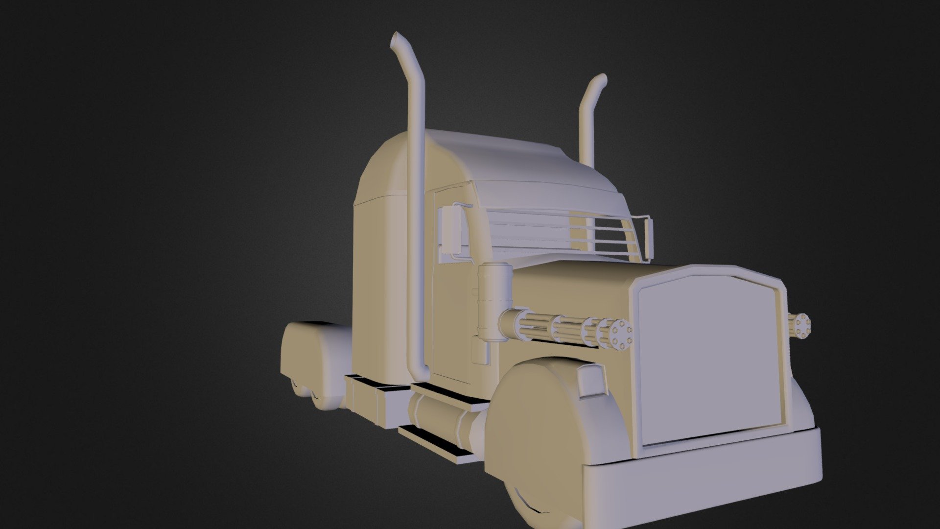 truck - 3D model by PaperTig3rs (@papertigers) [0544073] - Sketchfab