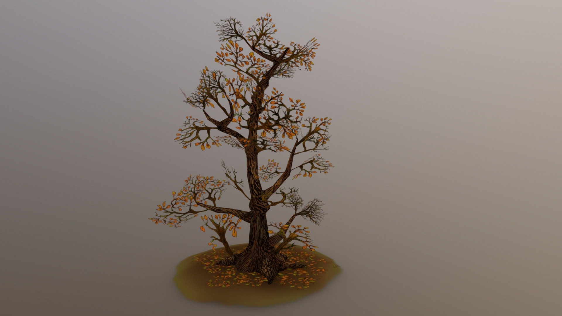 Hand Drawn Low Poly Tree - 3D model by angieb1970 [05446a8] - Sketchfab