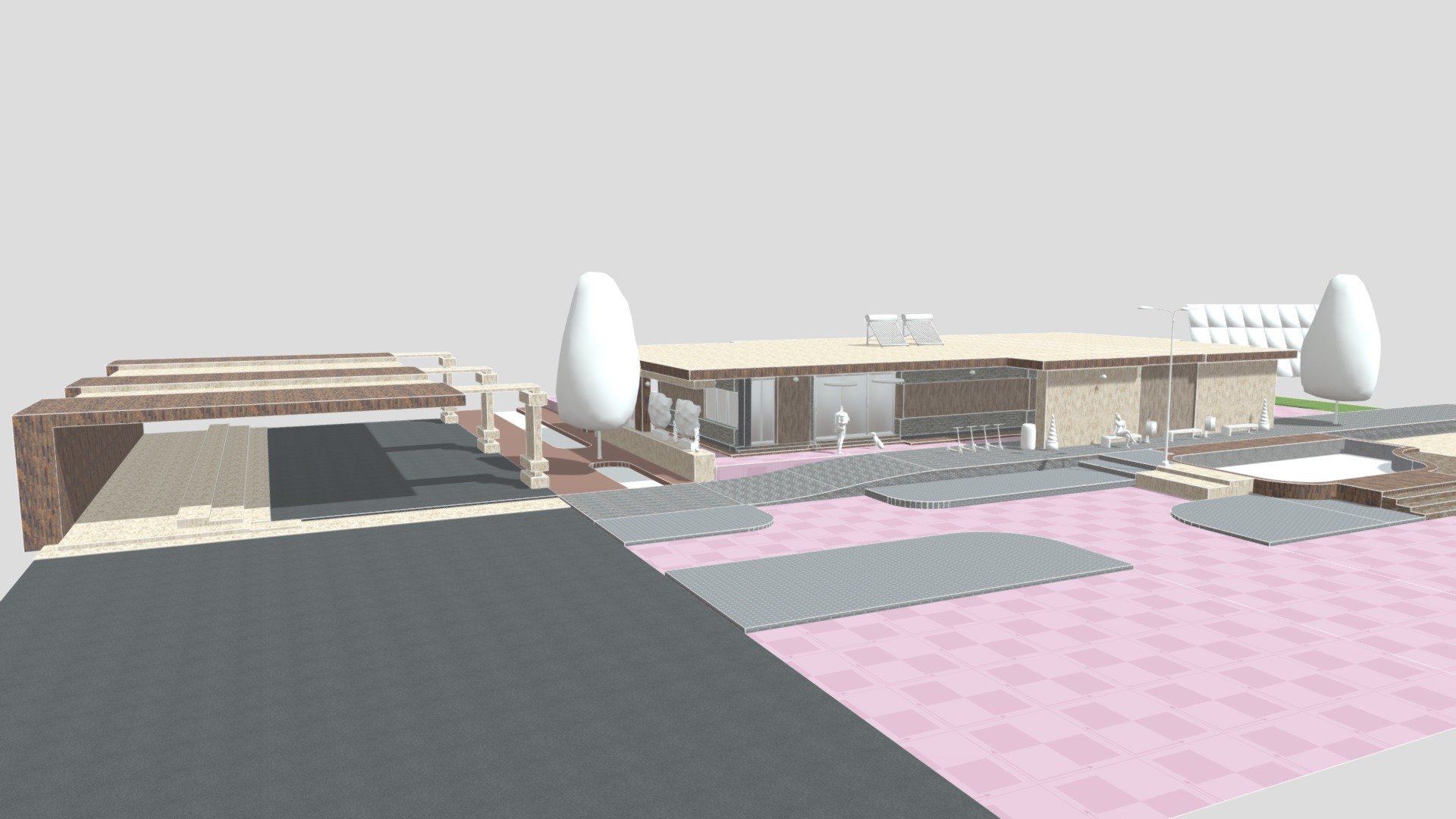 Modern House (Sketchup & Vray) - Download Free 3D model by SAGEKING ...