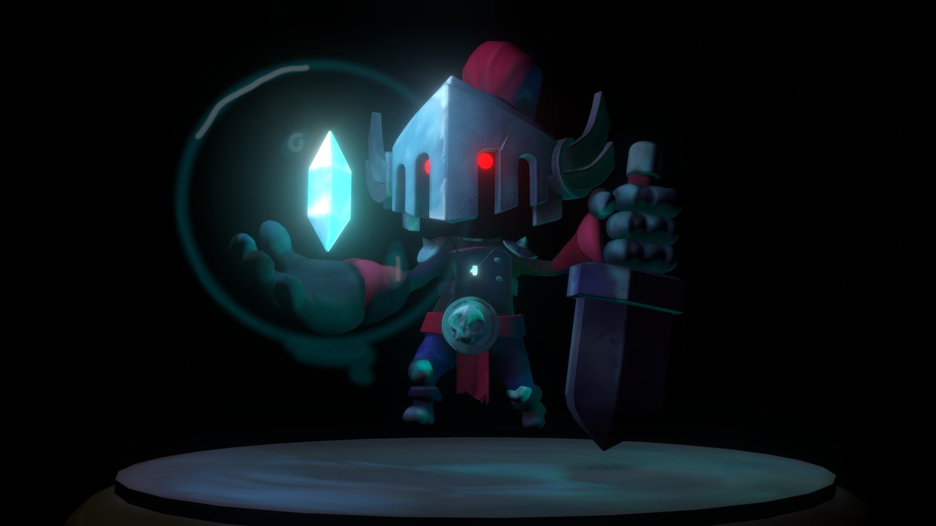 Stylized Knight - Download Free 3D model by Nick Reinhardt ...