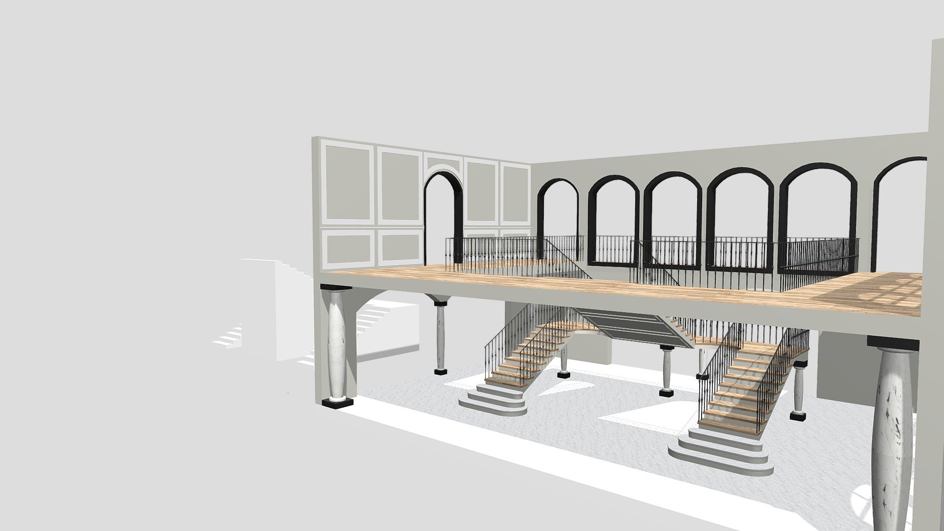 Stair Design Model 3 - Download Free 3D model by sandmanJ24 [0545755 ...