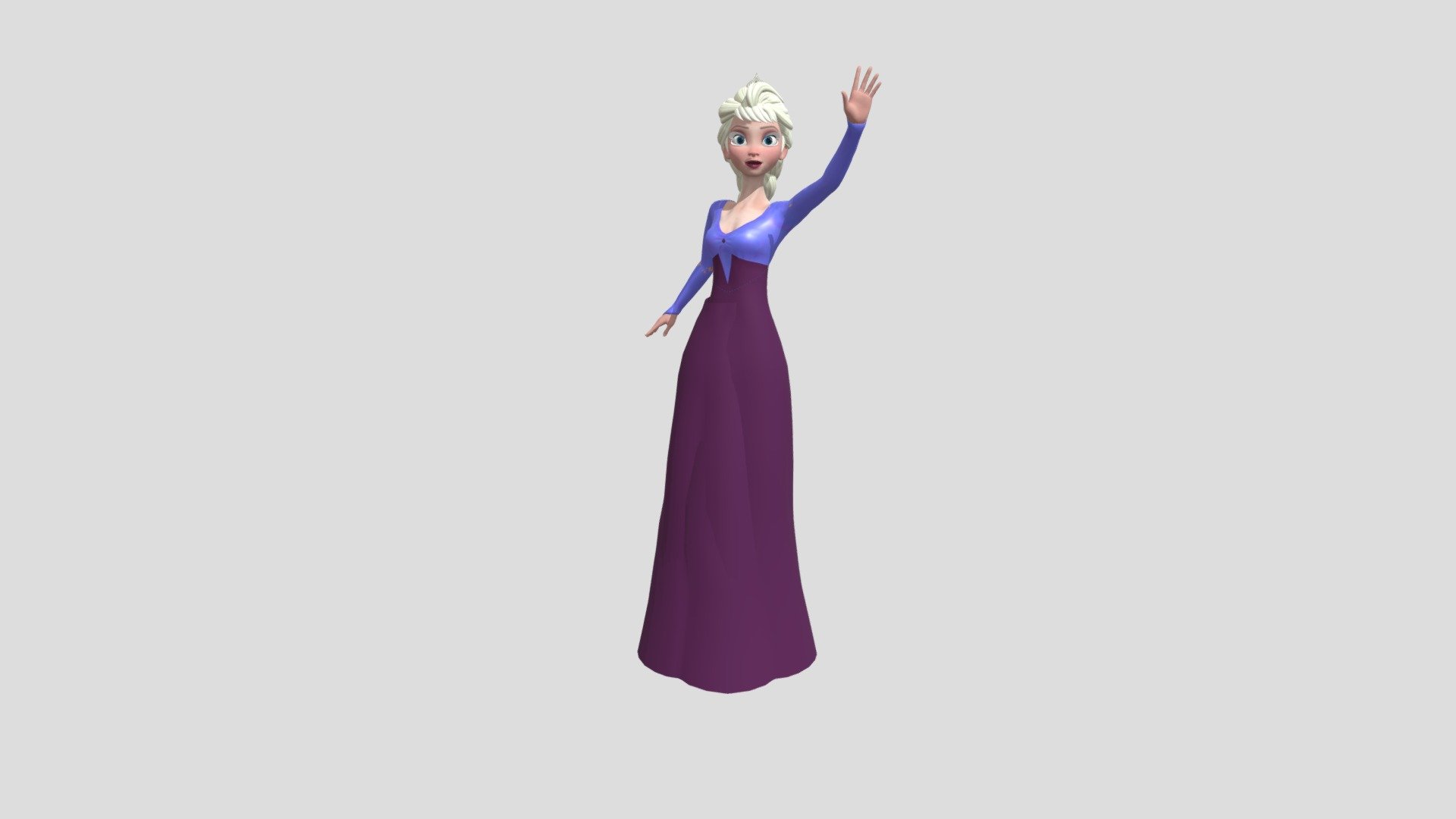 Elsa Anim - 3D model by immersionslabs2 [0545b04] - Sketchfab