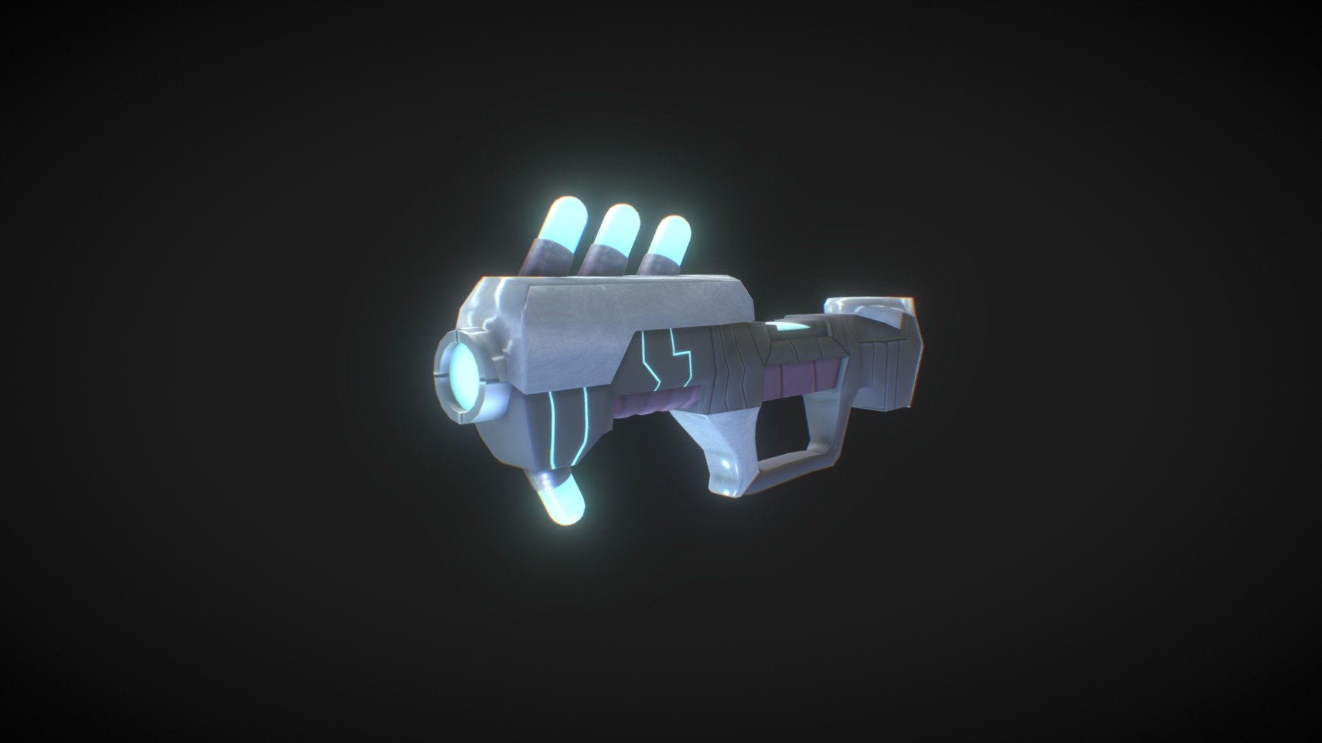 Ice Gun V1 - 3D model by Dylan Desban (@dylan.desban) [0545e37] - Sketchfab