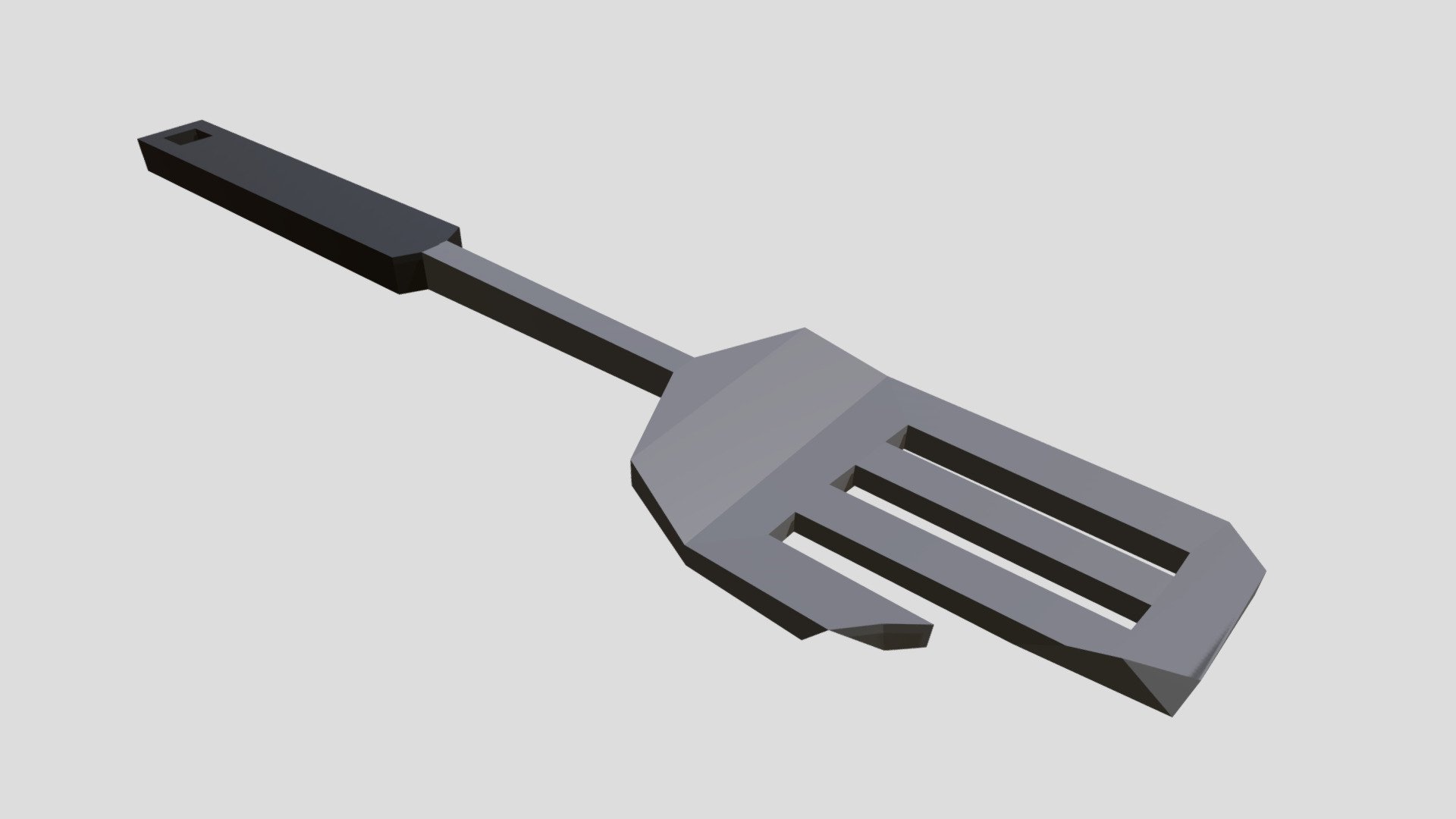 Kitchen Spatula damaged. Low Poly model. No AI. - Download Free 3D ...