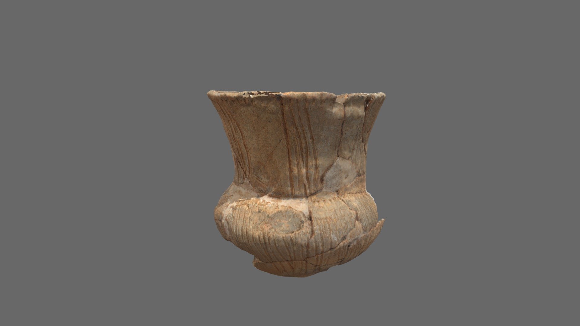 Funnel-necked Neolithic beaker from 3.400 BC - 3D model by Niels H ...