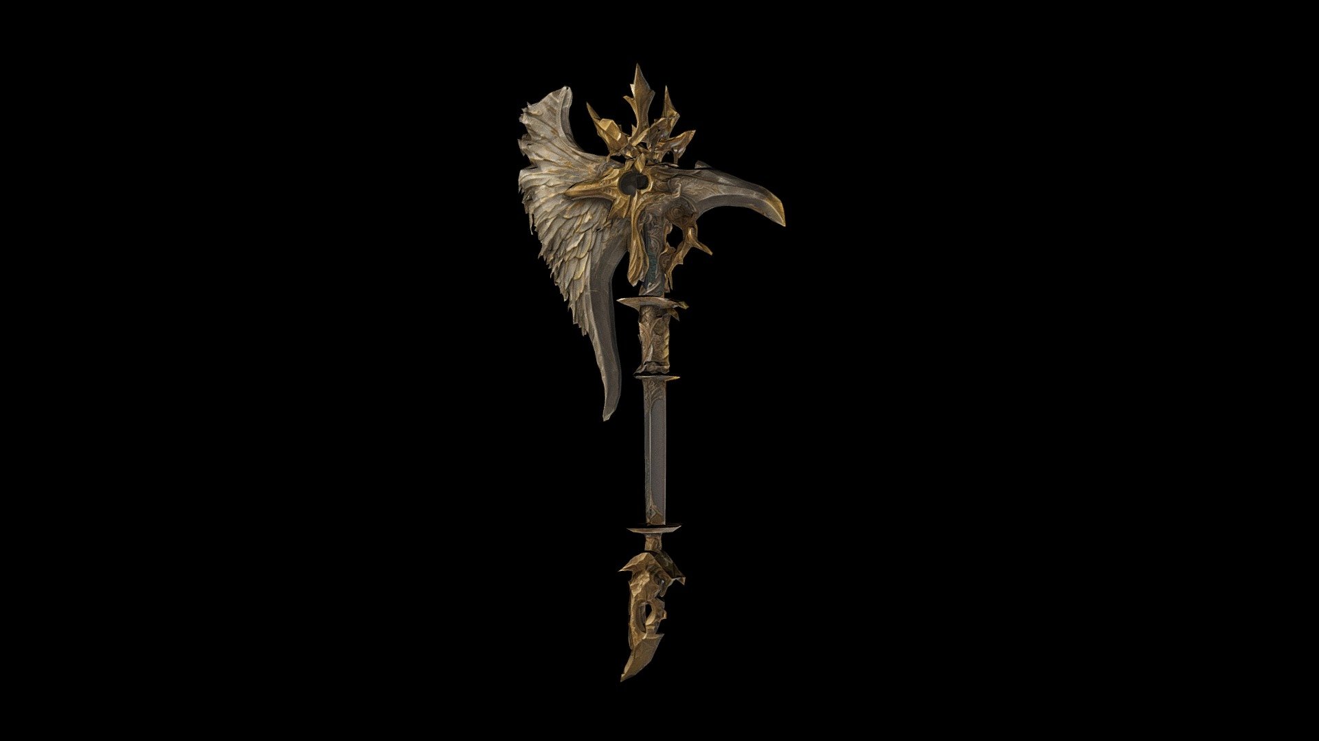 Ethereal Paladin Axe - 3D model by ALTEREGO (v.a.c.u.u.m.) (@v.a.c.u.u ...