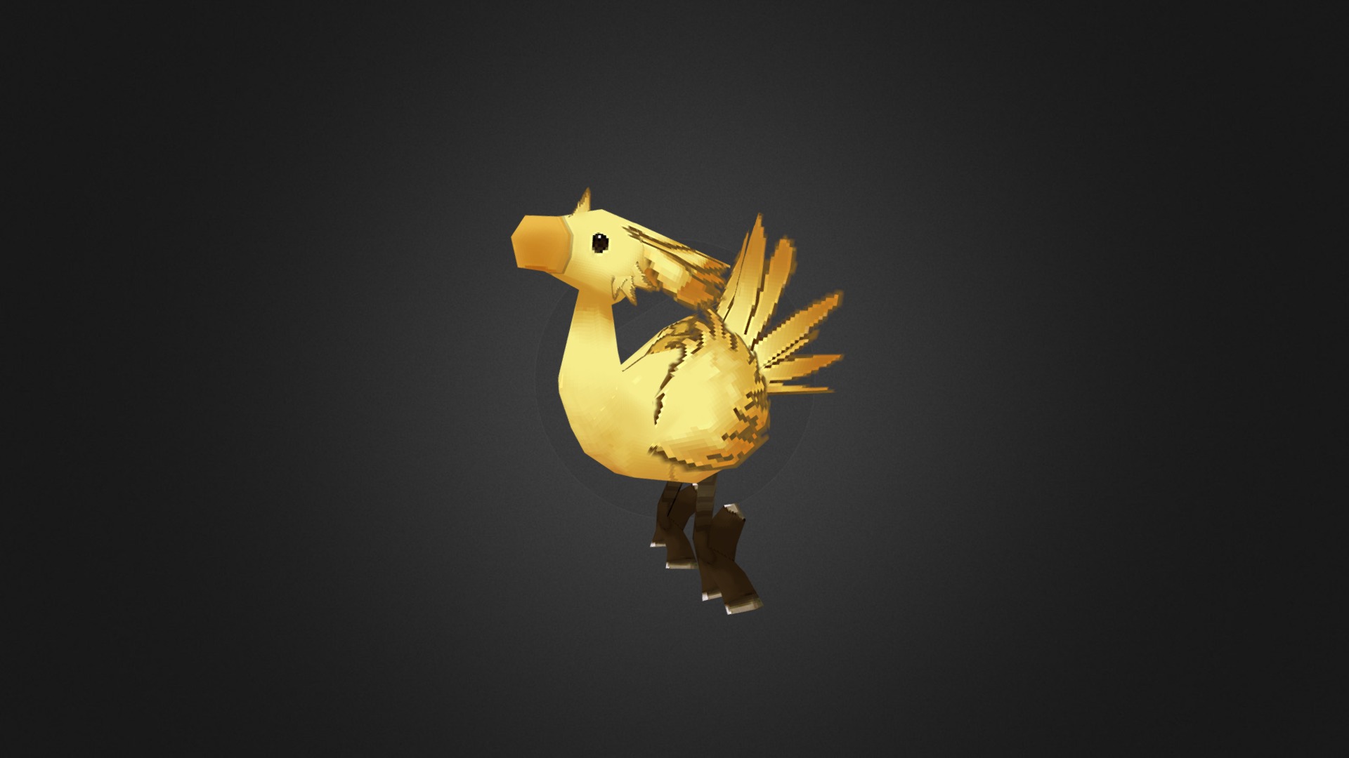 Lowpixel Chocobo - 3D model by Jessie van Aelst (@jessie.van.aelst ...