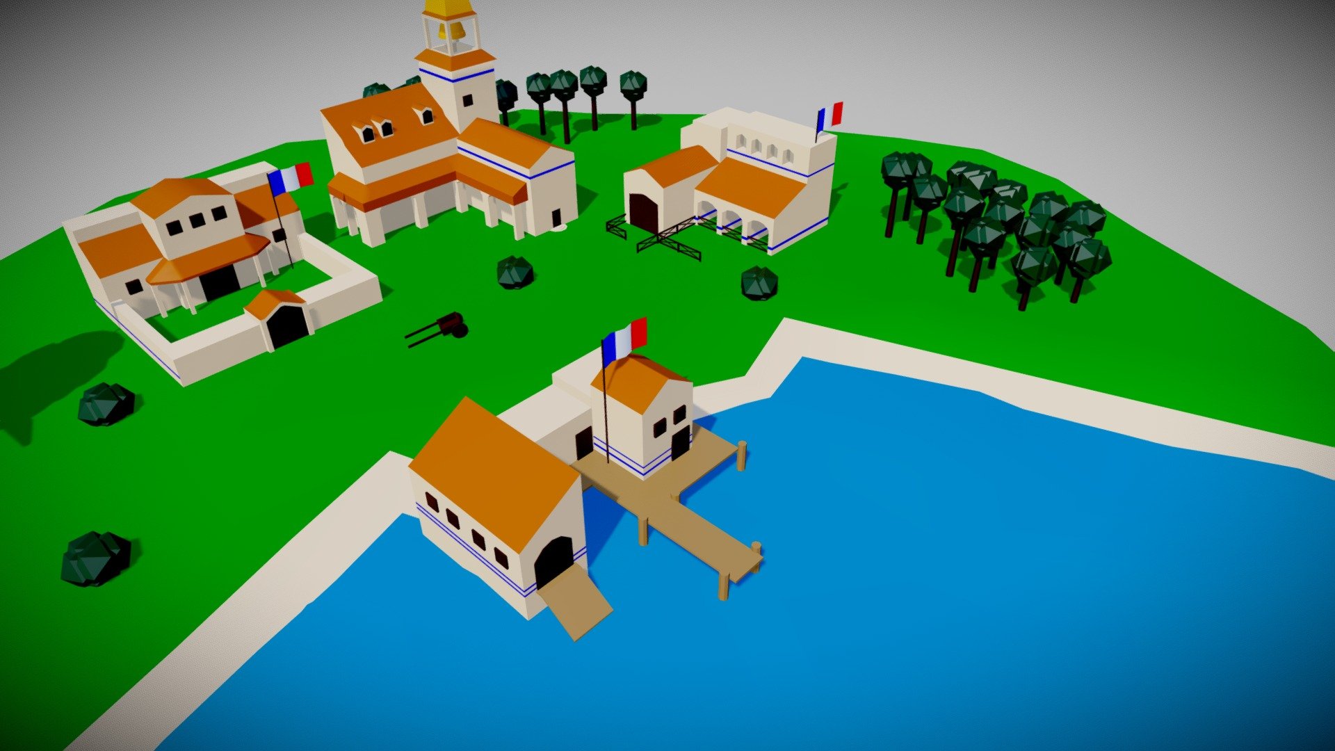 Diorama AoE III - Download Free 3D model by jacoboaag [054a1dc] - Sketchfab