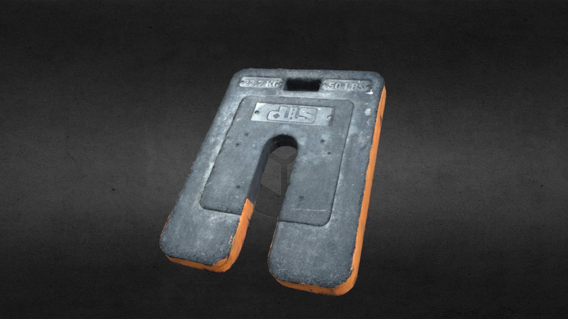 STP Rubber Stand for traffic sign - 3D model by Hydrand Photogrammetry ...