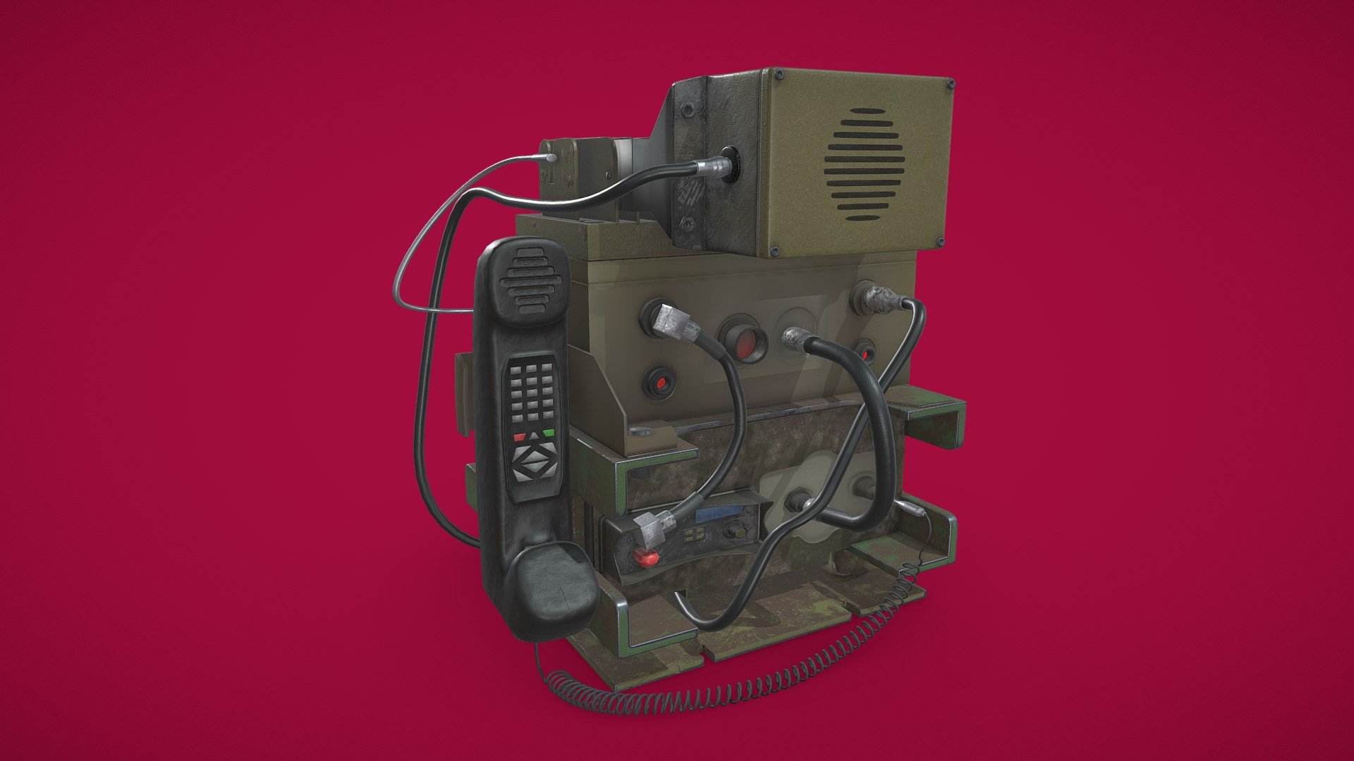 Radio Militar Barret PRC 2082 - 3D model by ZARPADO [054c954] - Sketchfab