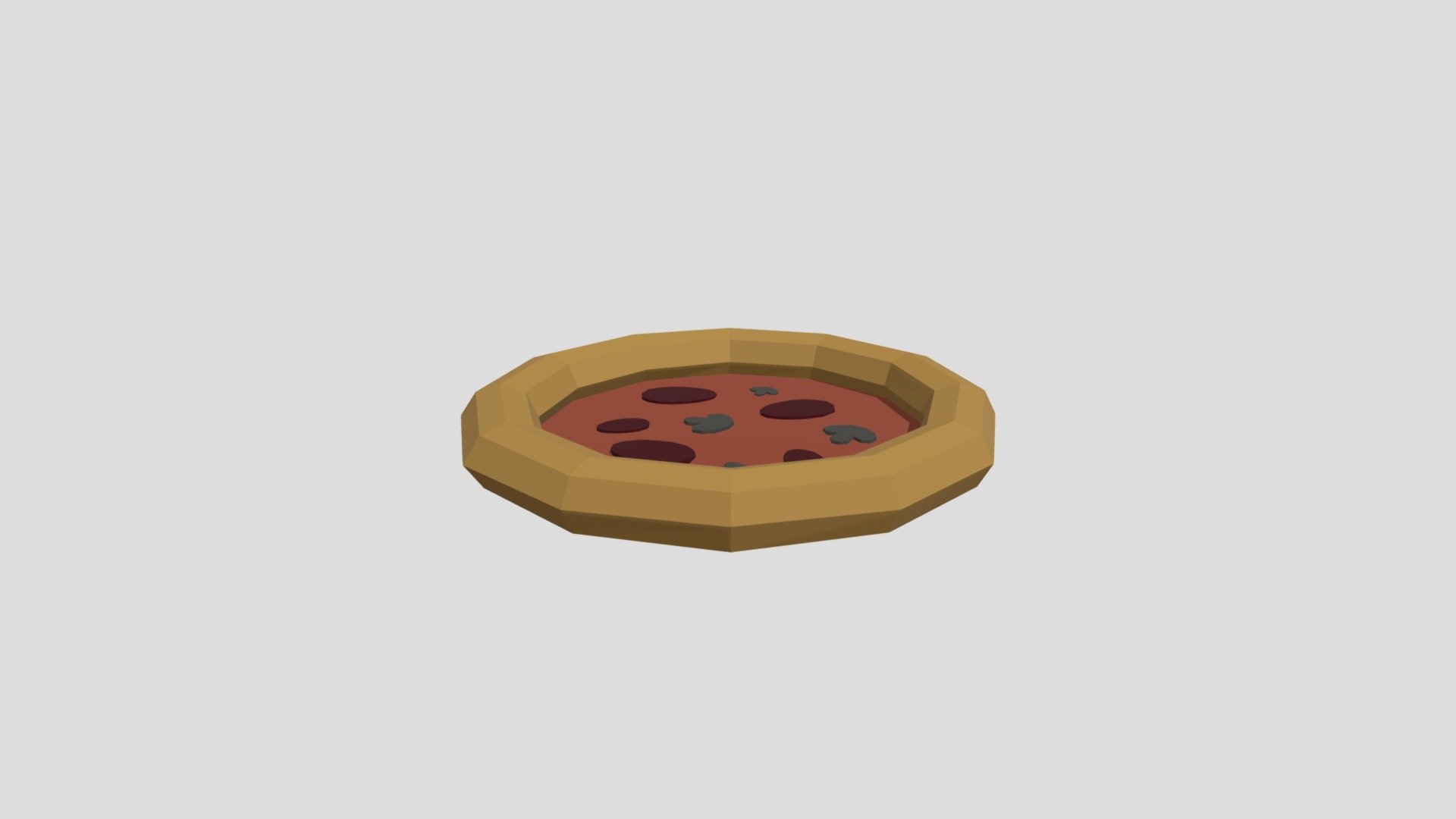Low poly Pizza - Download Free 3D model by yoboseiyo [054d541] - Sketchfab
