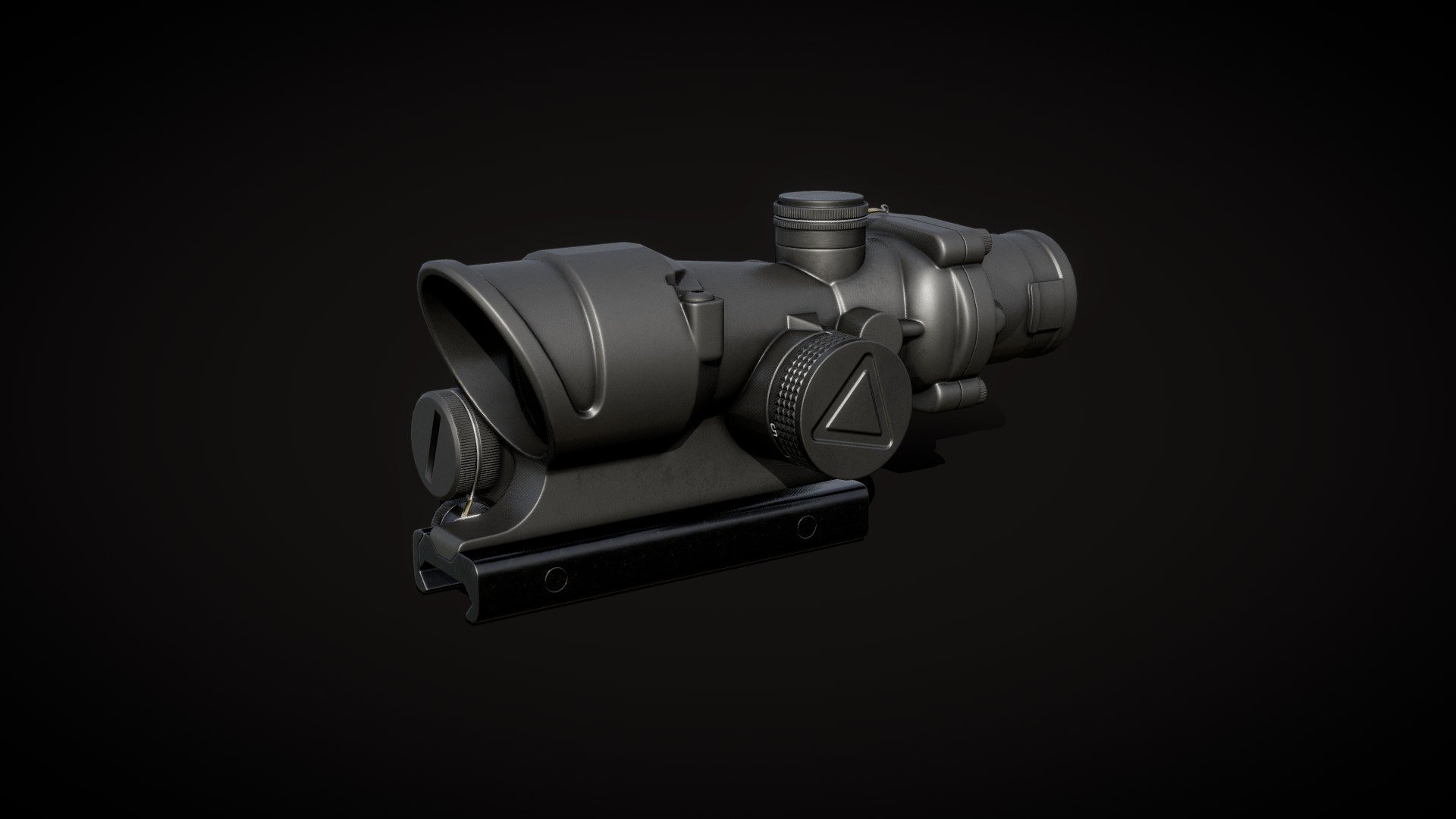 Trijicon ACOG 4x32 LED Riflescope - 3D model by Oleksandr Dmytruk ...