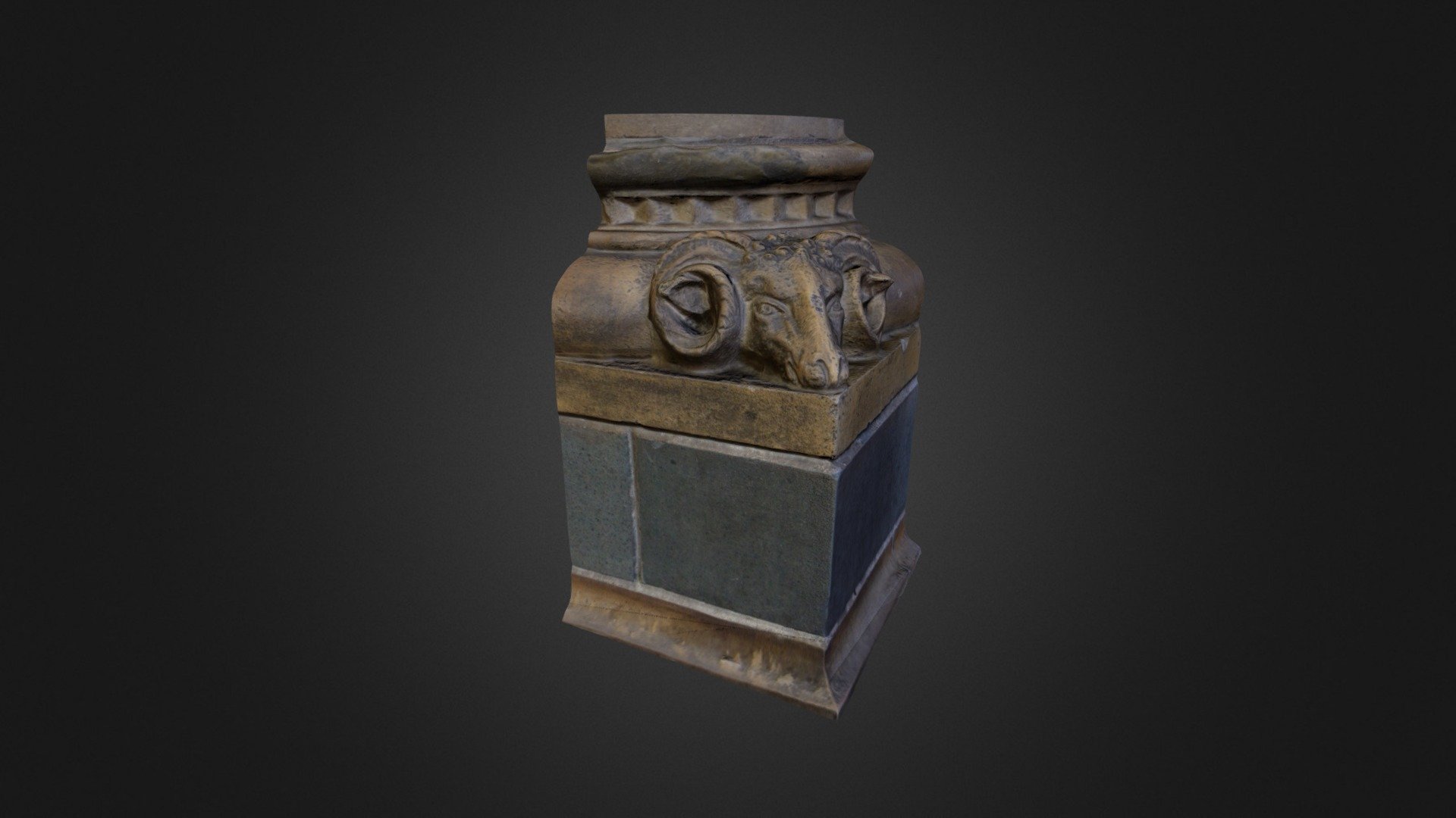 Pillar Detail (Ram), National History Museum - 3D model by Thomas Flynn ...
