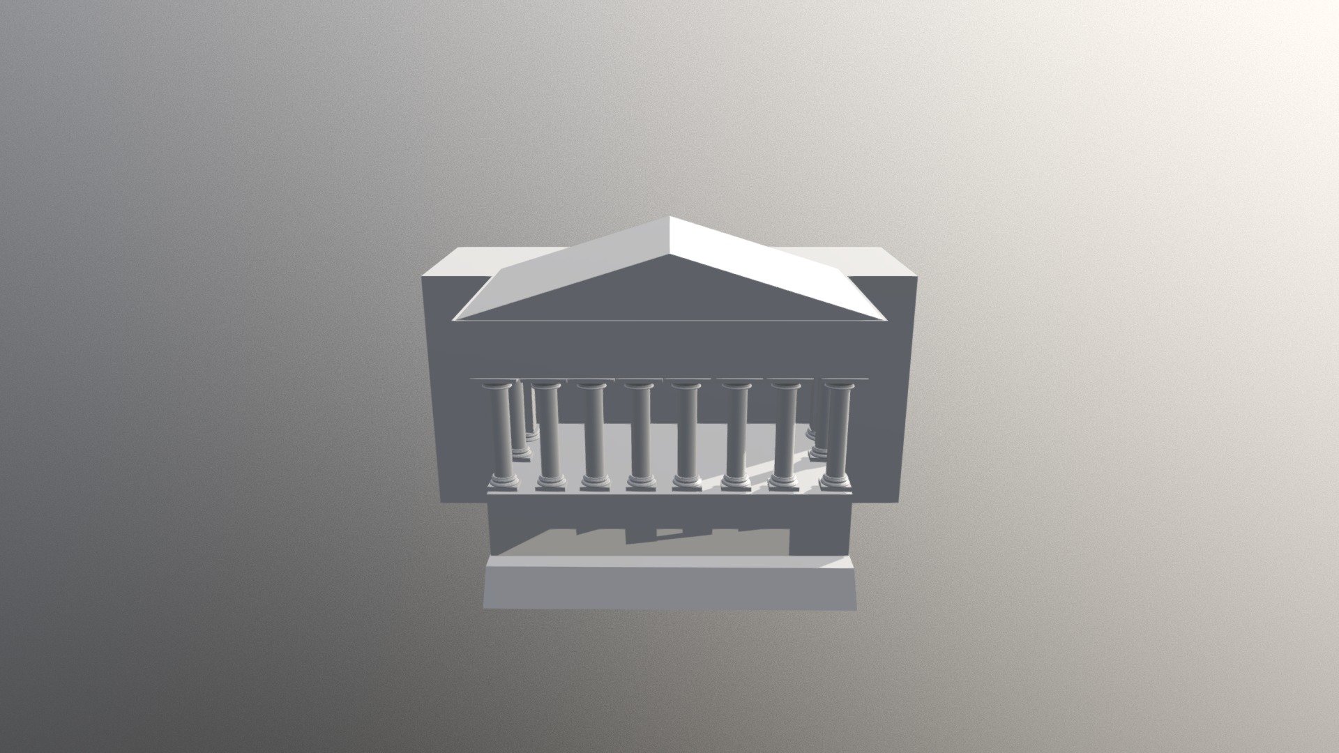 Museum Entrance - 3D model by Luis (@lmalagon) [054e701] - Sketchfab
