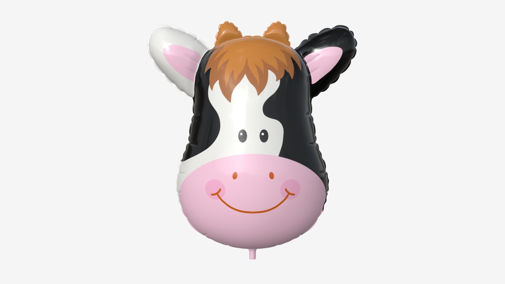 Decoration foil balloon 09 Cow - Buy Royalty Free 3D model by HQ3DMOD ...