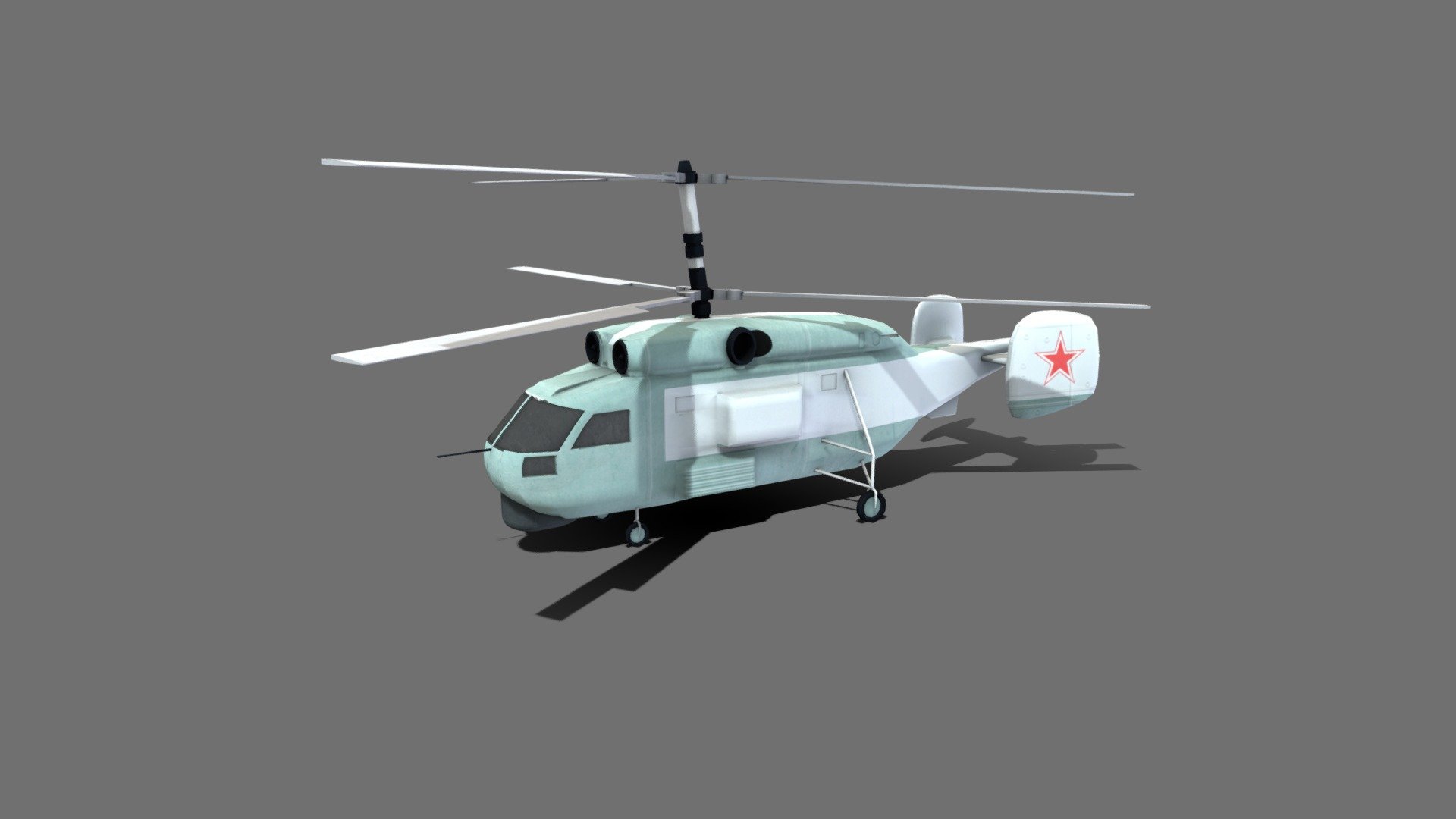 Kamov Ka-27 Soviet Military Helicopter - Download Free 3D model by ...