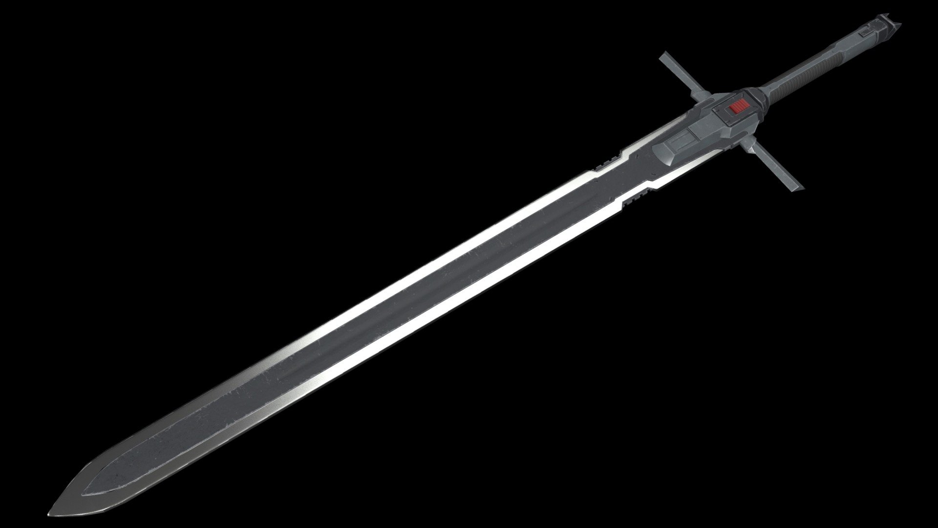 Scifi Longsword - 3D model by matthewatlas [054f0ed] - Sketchfab