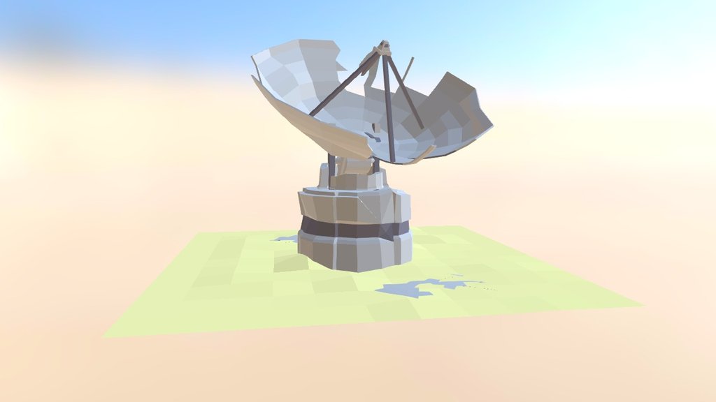 Low-Poly Satellite - Download Free 3D model by HaWkz (@hawkzkid ...