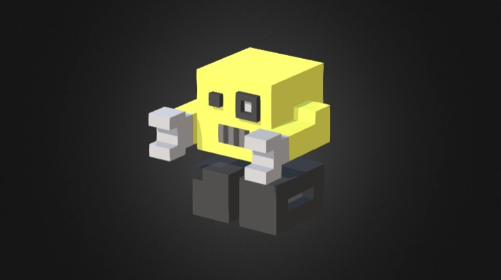 Voxel robots - A 3D model collection by daviddickball - Sketchfab