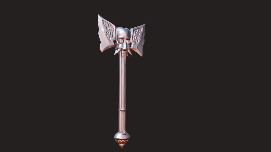 Horton hears a battle-cry axe - Download Free 3D model by hamsterspit ...