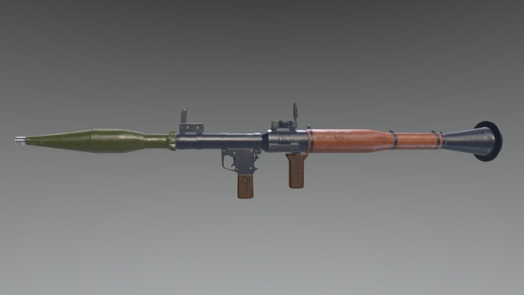 RPG 7 - 3D model by ColinS3D [055a36b] - Sketchfab