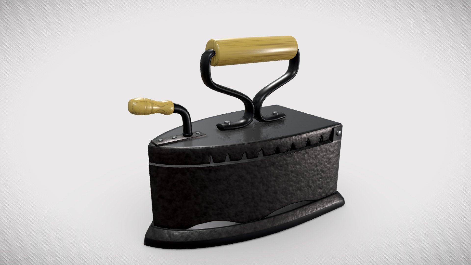 Antique Iron 3D - Buy Royalty Free 3D model by Shin Xiba 3D (@Xiba3D ...