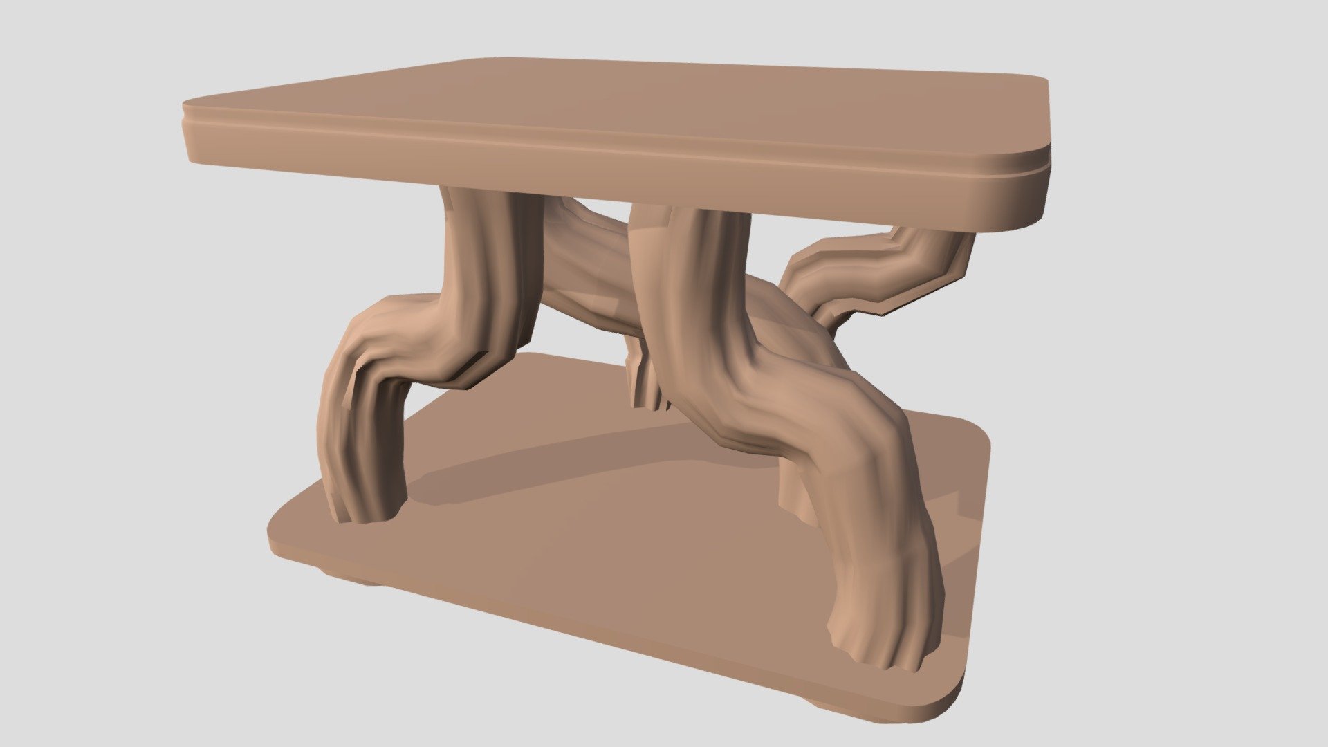 Table Pillars Wood - Download Free 3D model by milaink [055b473 ...