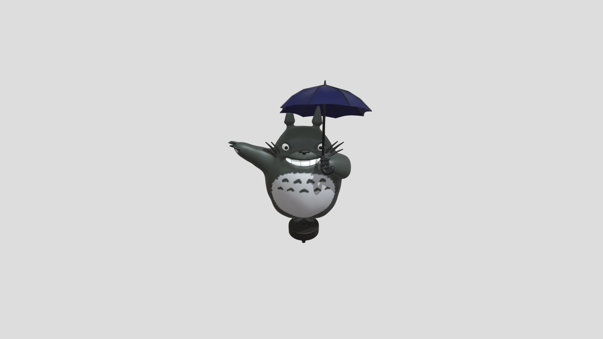 Totoro - 3D model by sialu [055c9a8] - Sketchfab