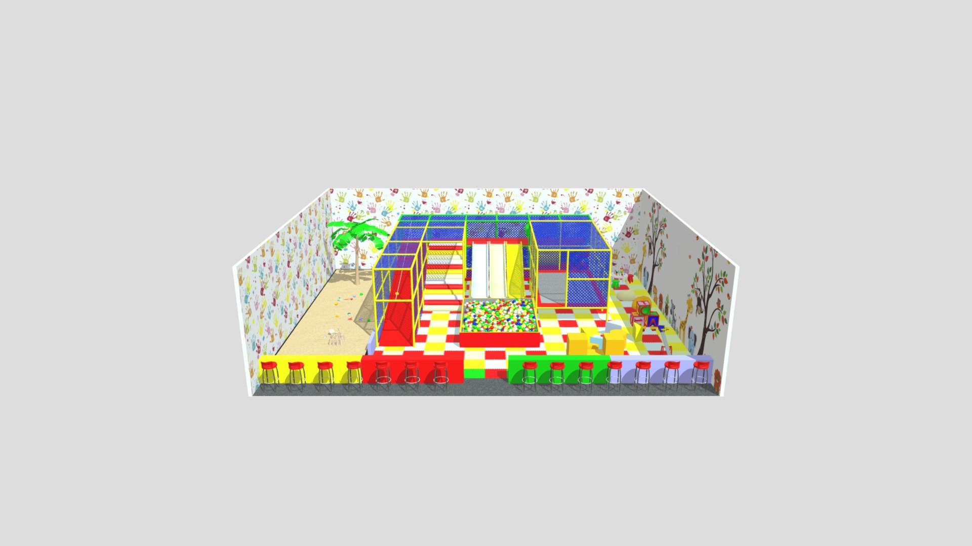 Project-adventure playground - Download Free 3D model by sunjiny ...