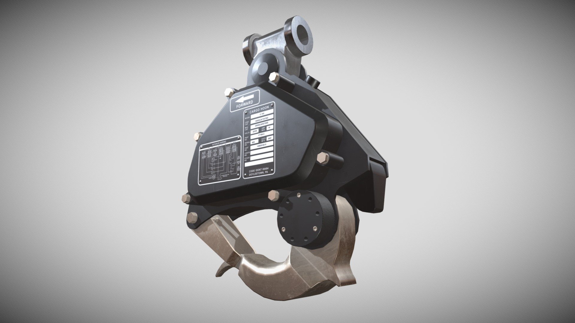 Helicopter Hook C-160 - Buy Royalty Free 3D model by pukamakara ...