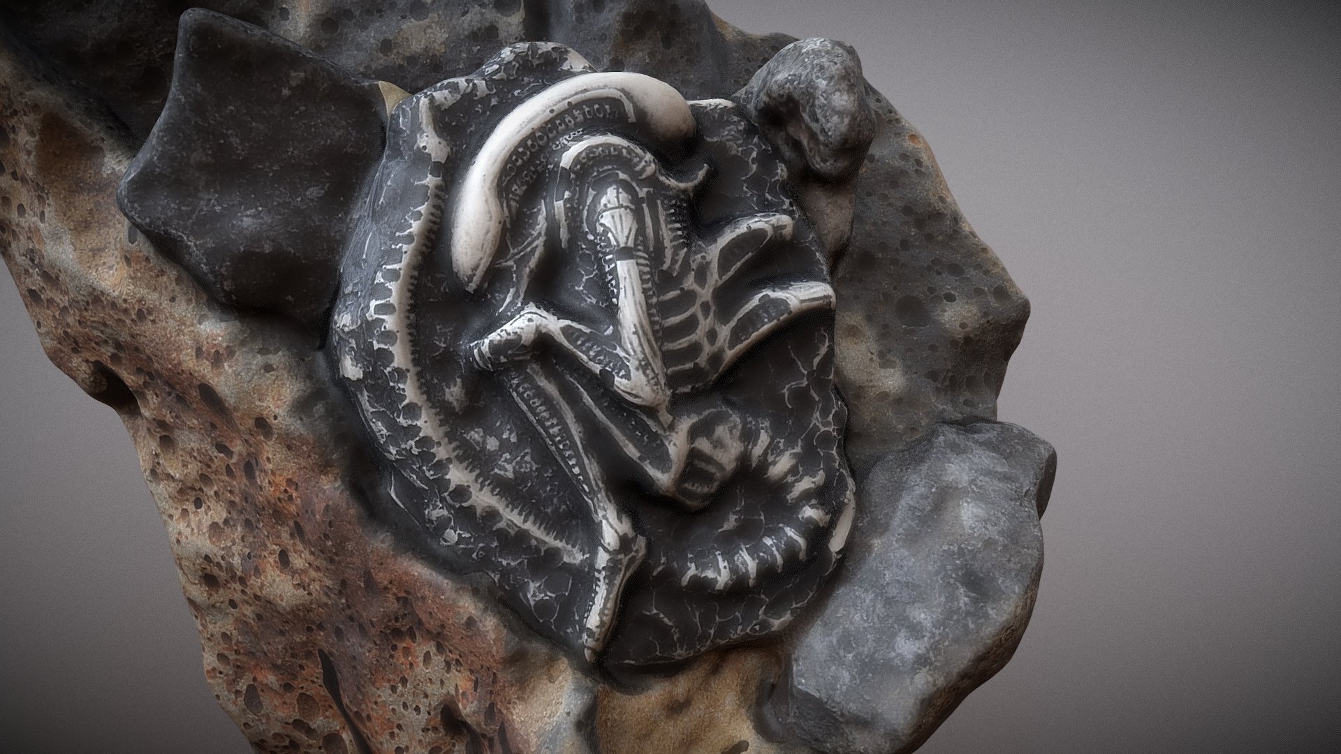 AlienStone - 3D model by qpxmedia [055f7f7] - Sketchfab