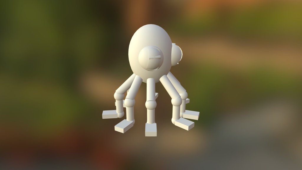 Octoman - 3D model by Eurora [055f870] - Sketchfab