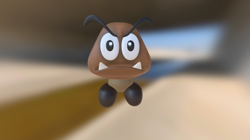 Goomba - 3D model by kirbeth [0561d39] - Sketchfab