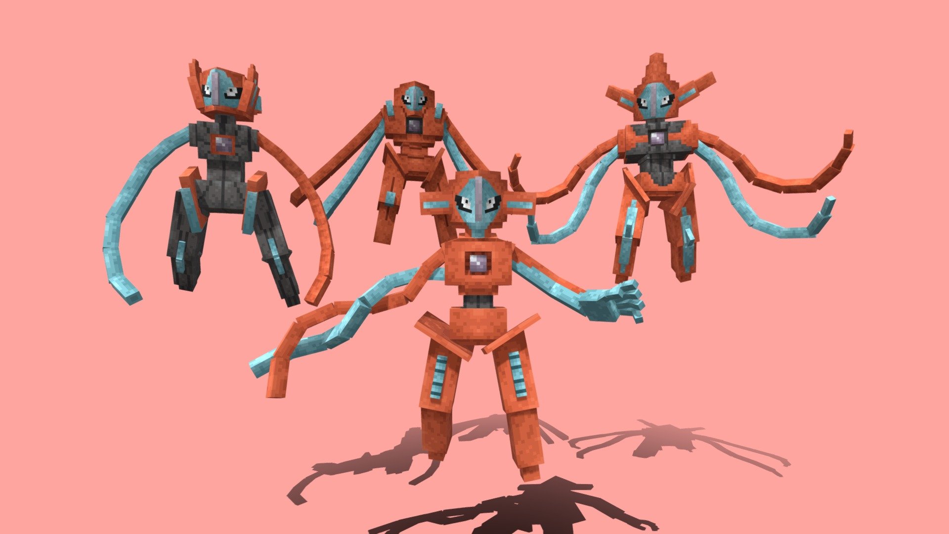 Deoxys - 3D model by bob12521 [0562490] - Sketchfab