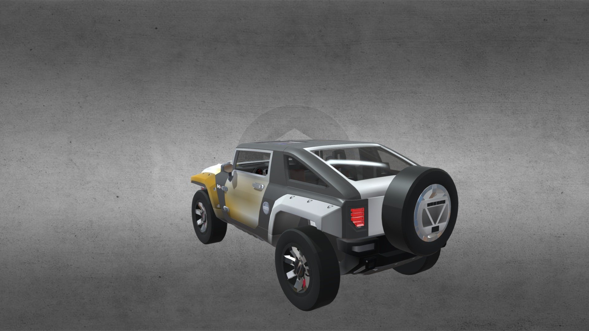Hummer HX concept low poly free - Download Free 3D model by NoOb StUfFs ...