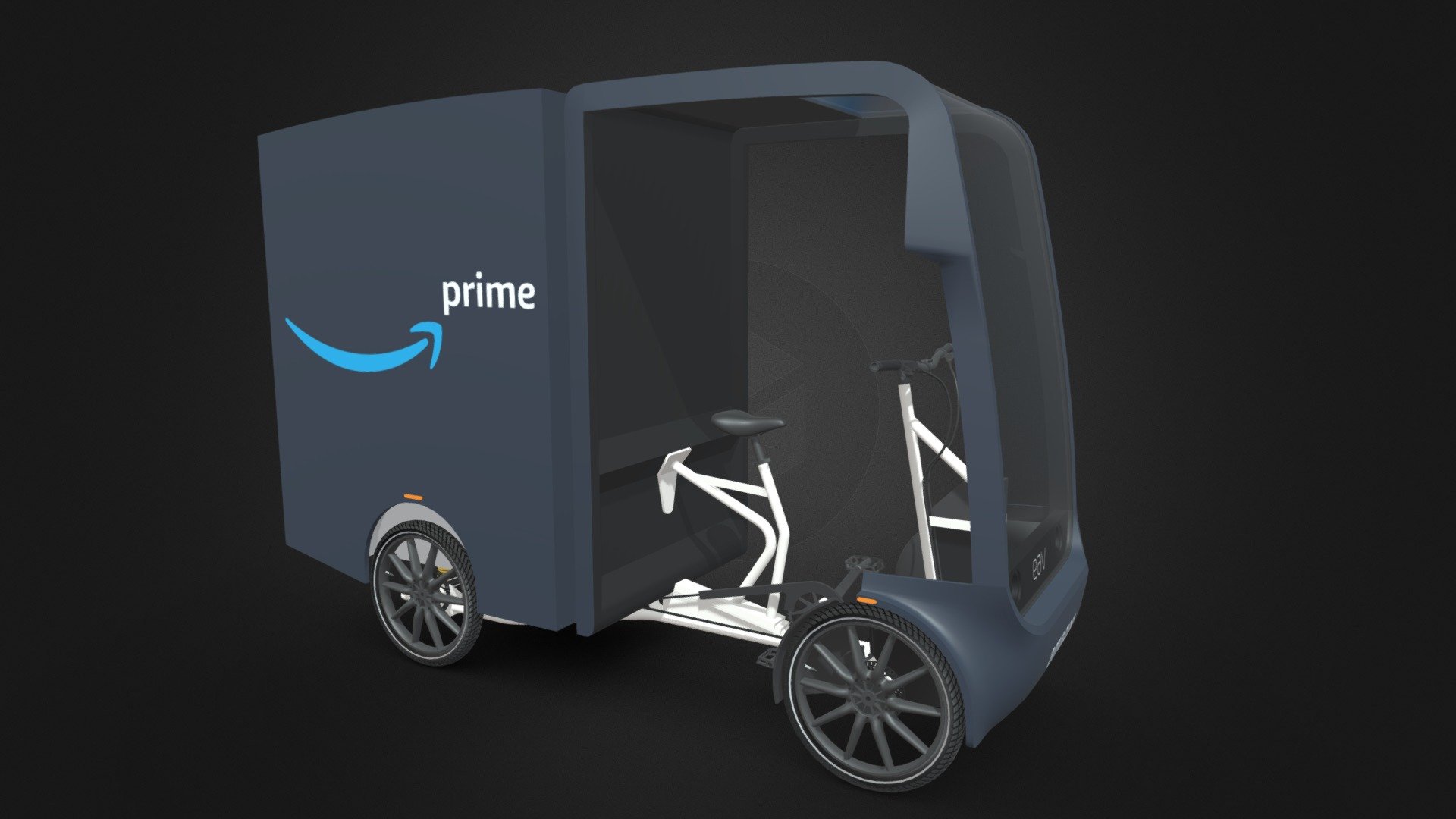 Amazon delivery bike - Buy Royalty Free 3D model by patrickgoud2 ...