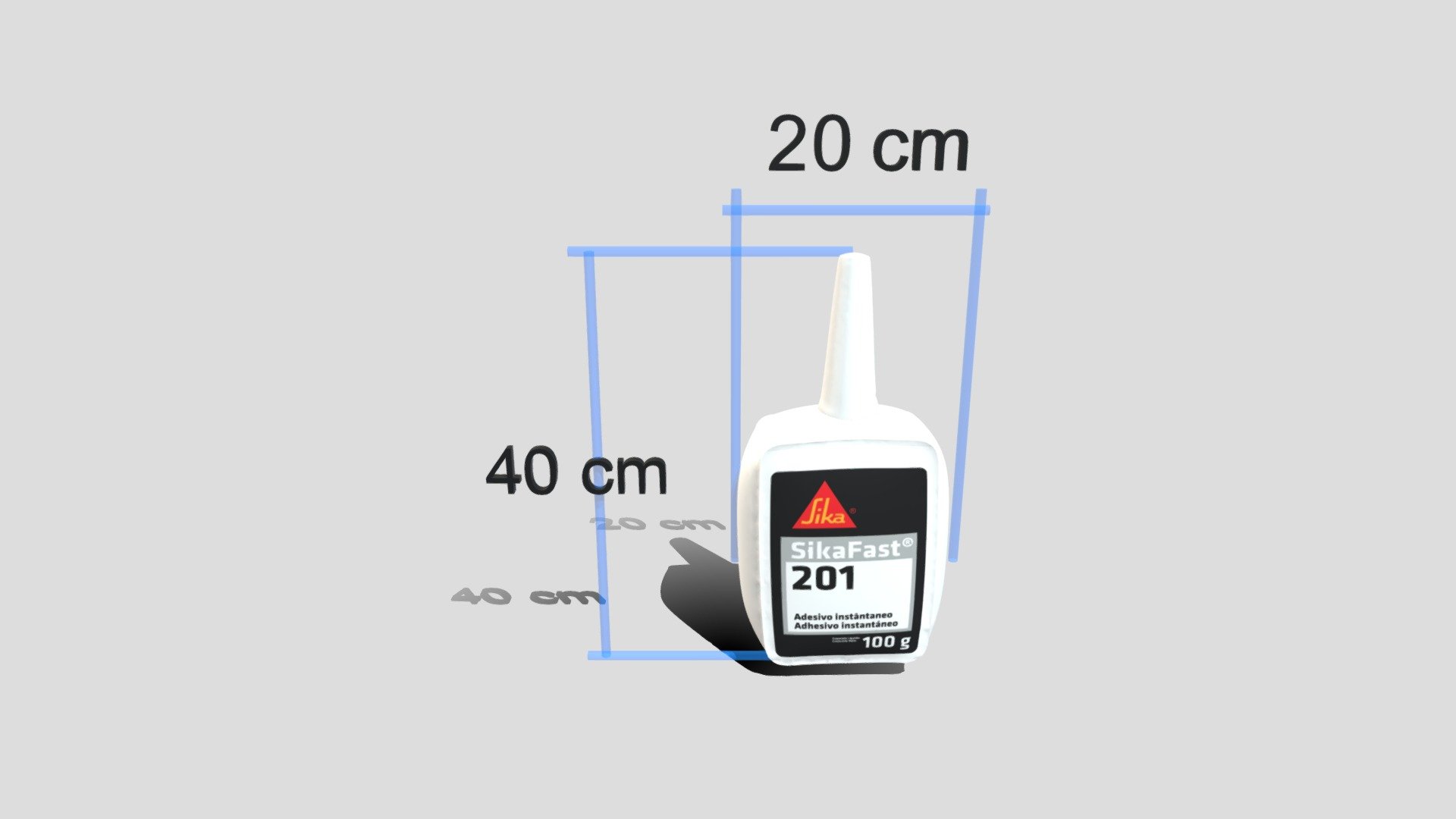 Envase, Frasco, Sika Fast 201 40 Cm 2_0 - 3D model by allendale ...
