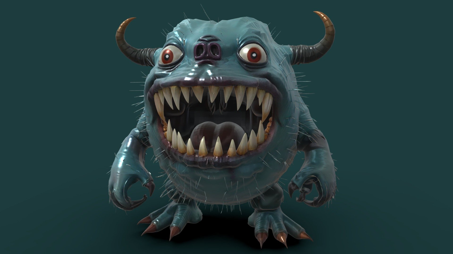 Monster - Download Free 3D model by lightwarrior (@freelancerupdates ...